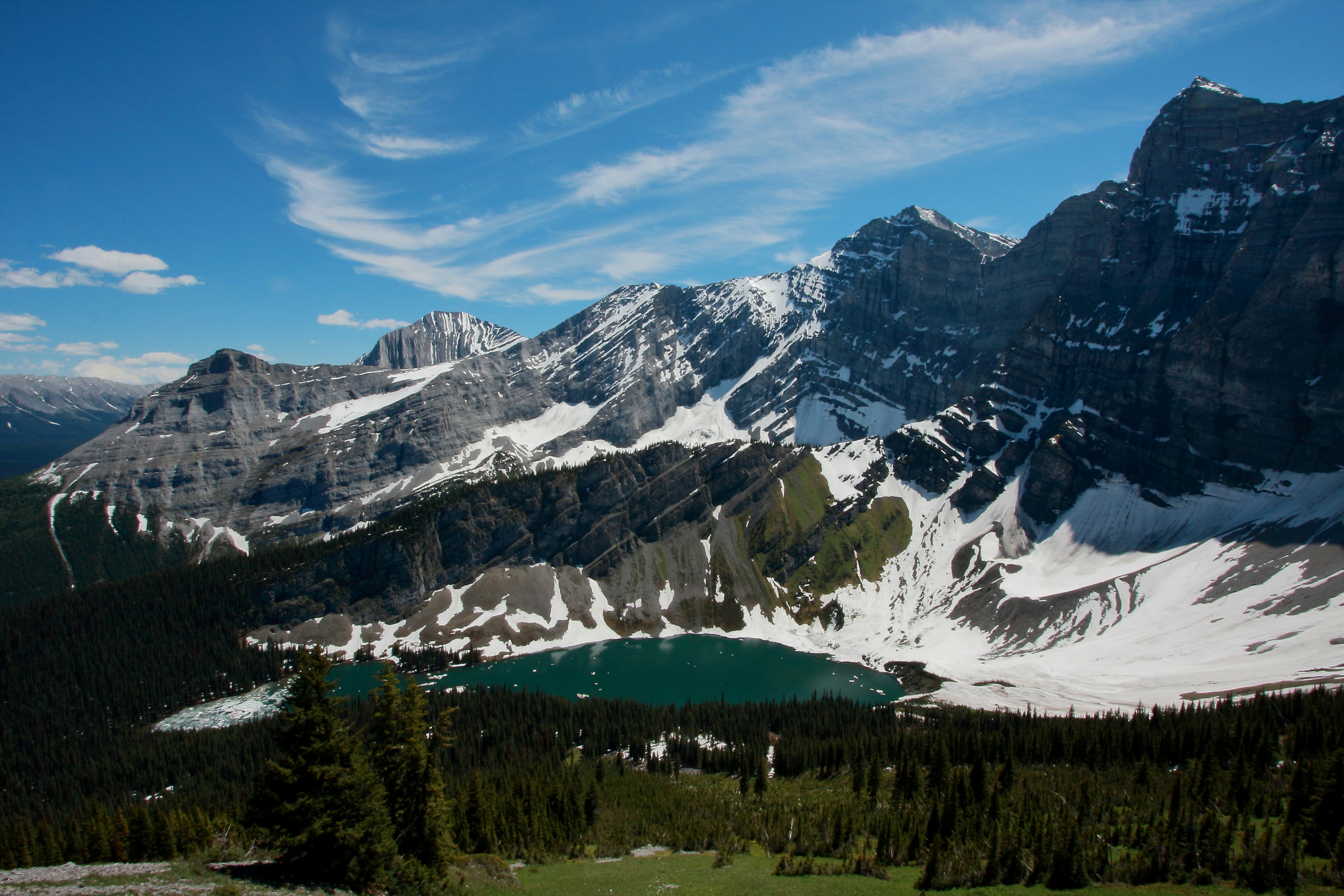 Emerald Crater in the Dolomitic Veil