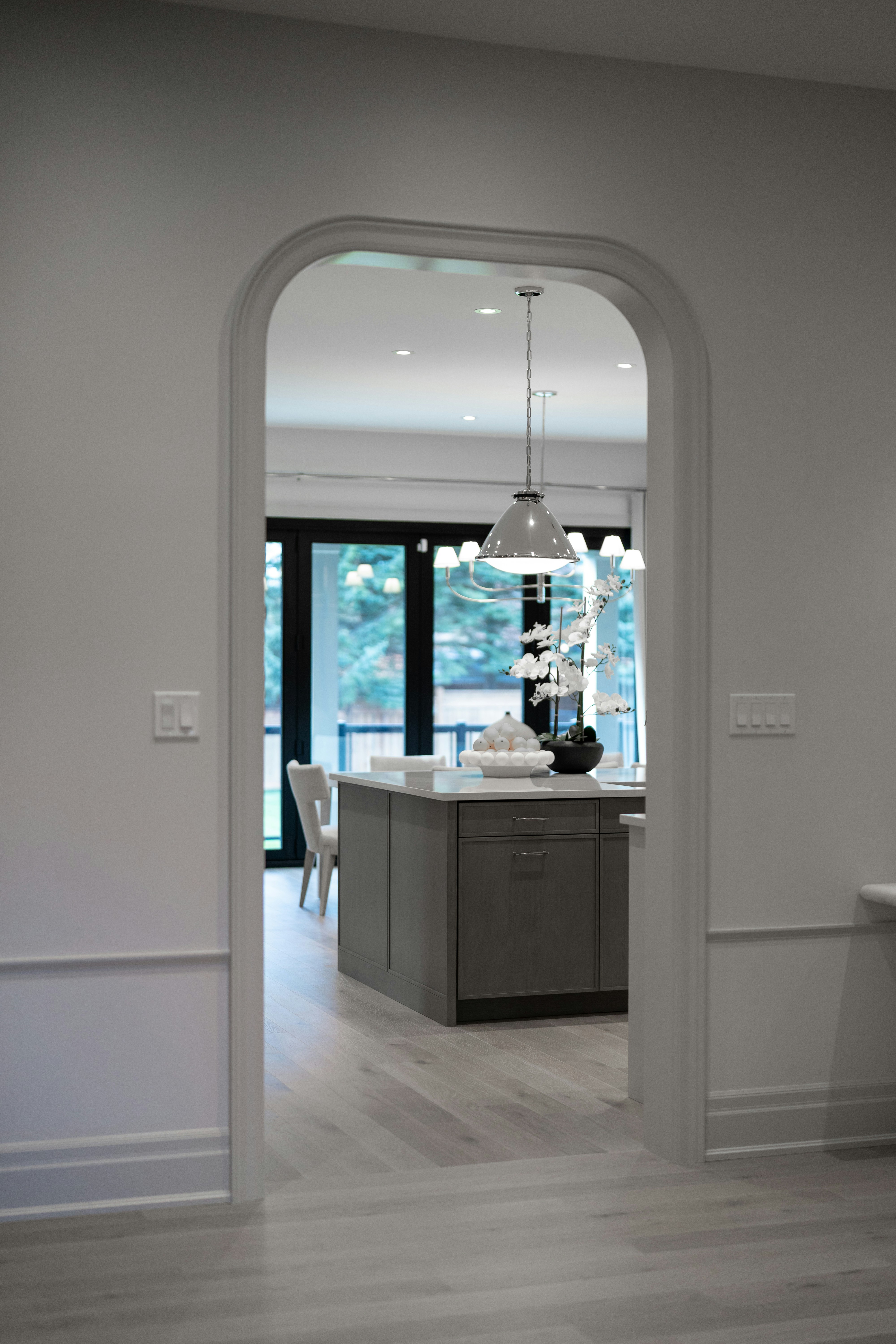 Doorway to a Modern Dining Space