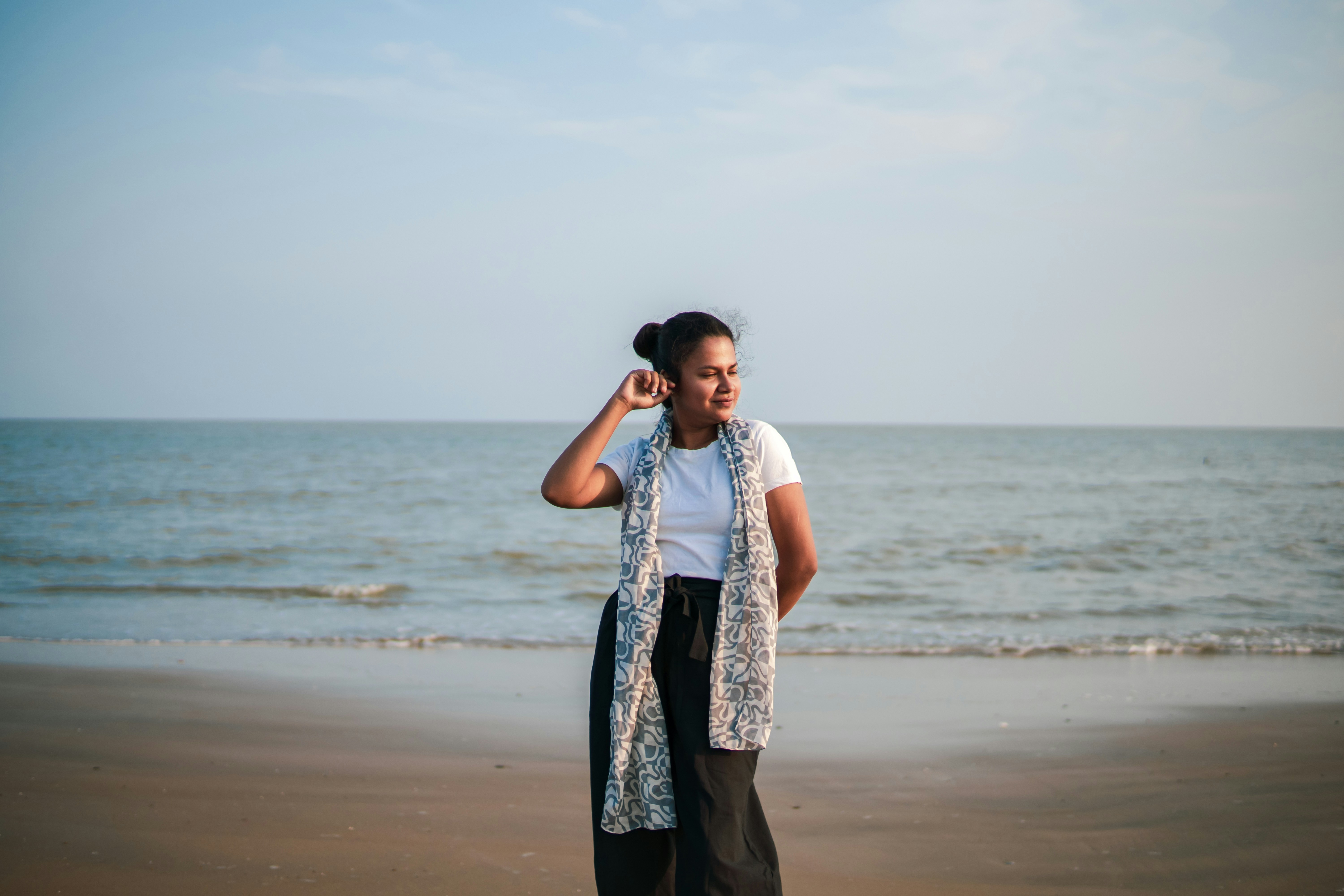 Coastal Portrait: Quiet Confidence by the Tide