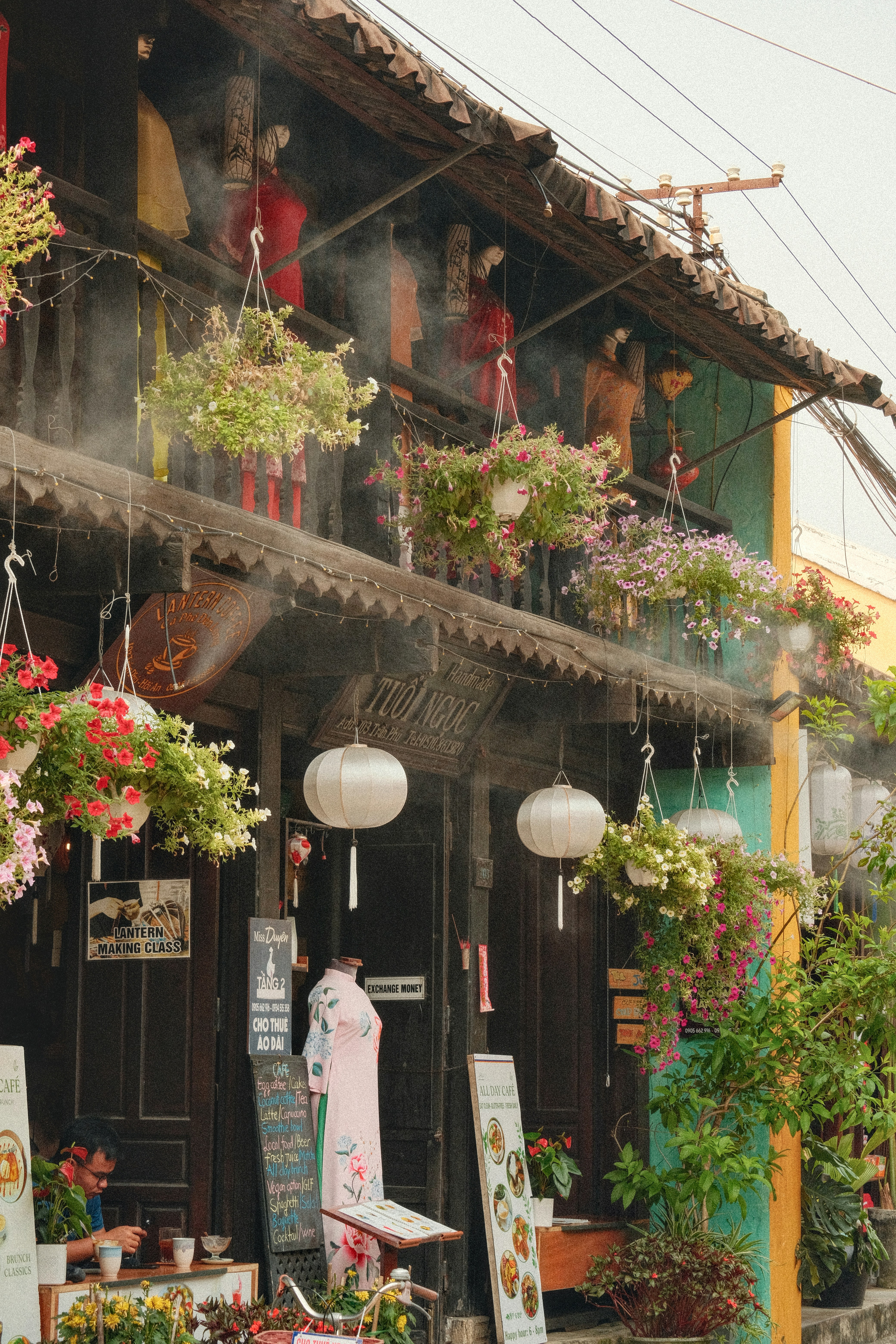Hanging Gardens of a Lantern-Front Café