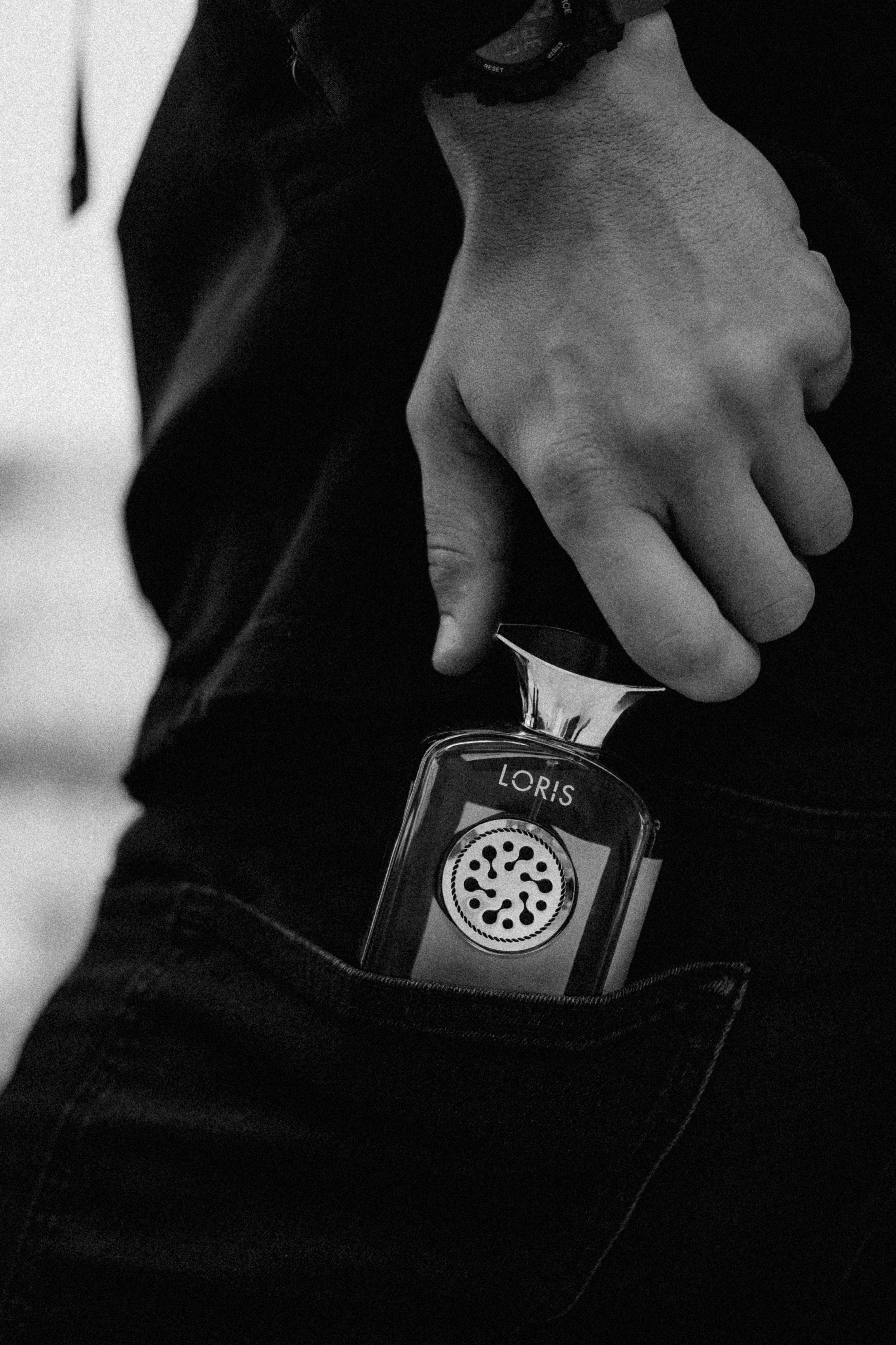 Ghostly Flame in Jeans: A Lighter Peeks from a Back Pocket