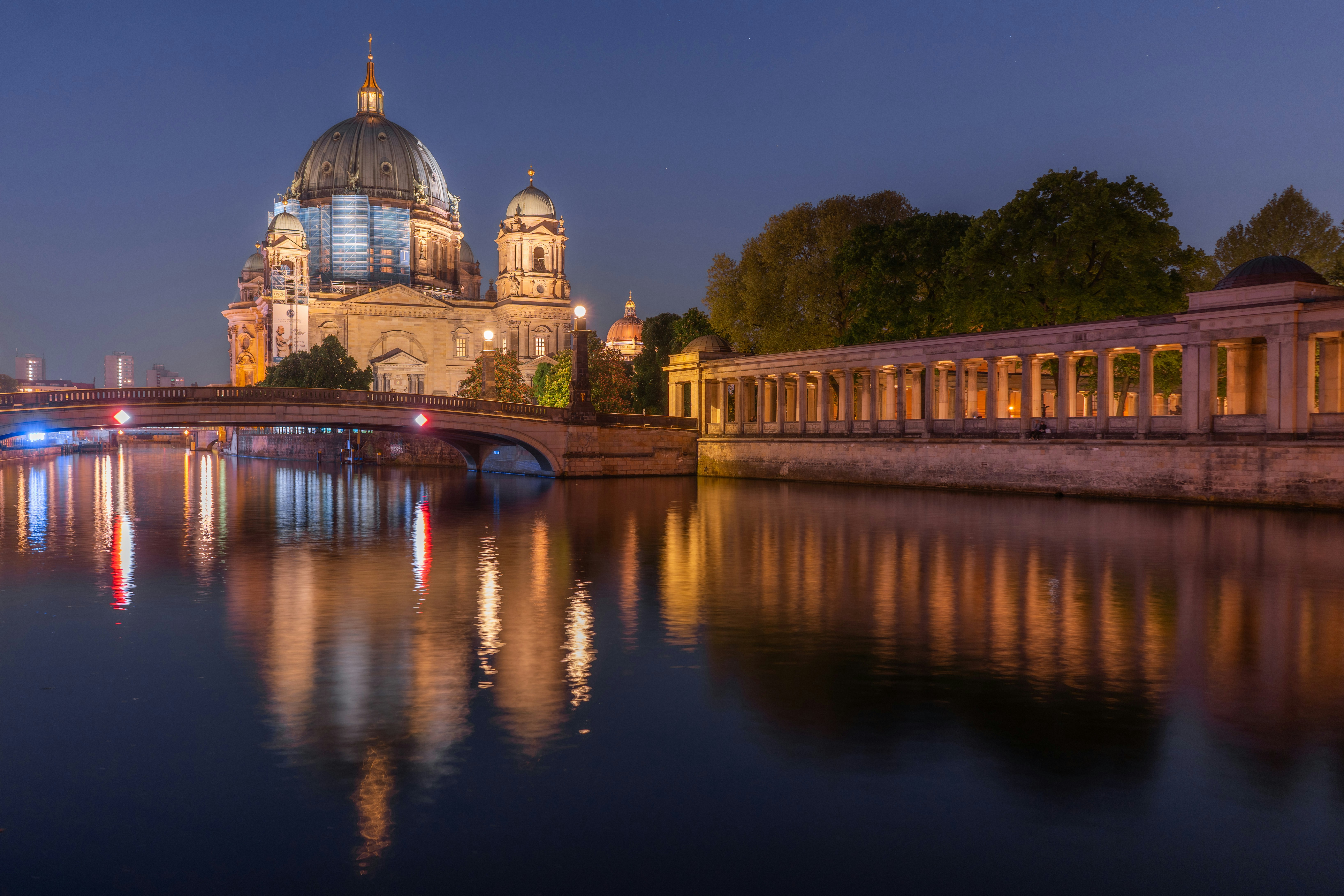 St. Isaac’s Cathedral Reflected: Night on the Neva