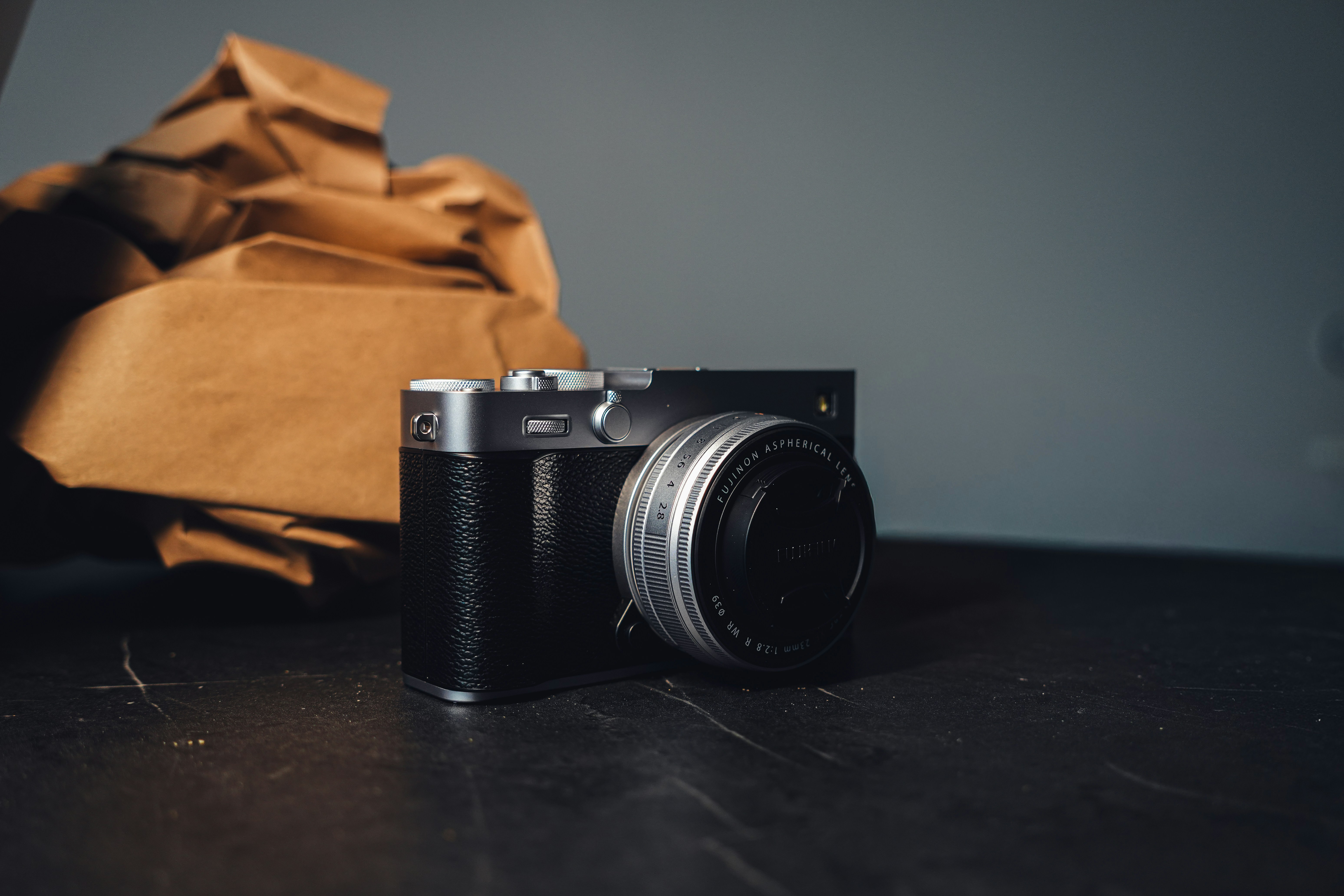Retro-Modern: A Classic 35mm Meets Minimal Backdrop