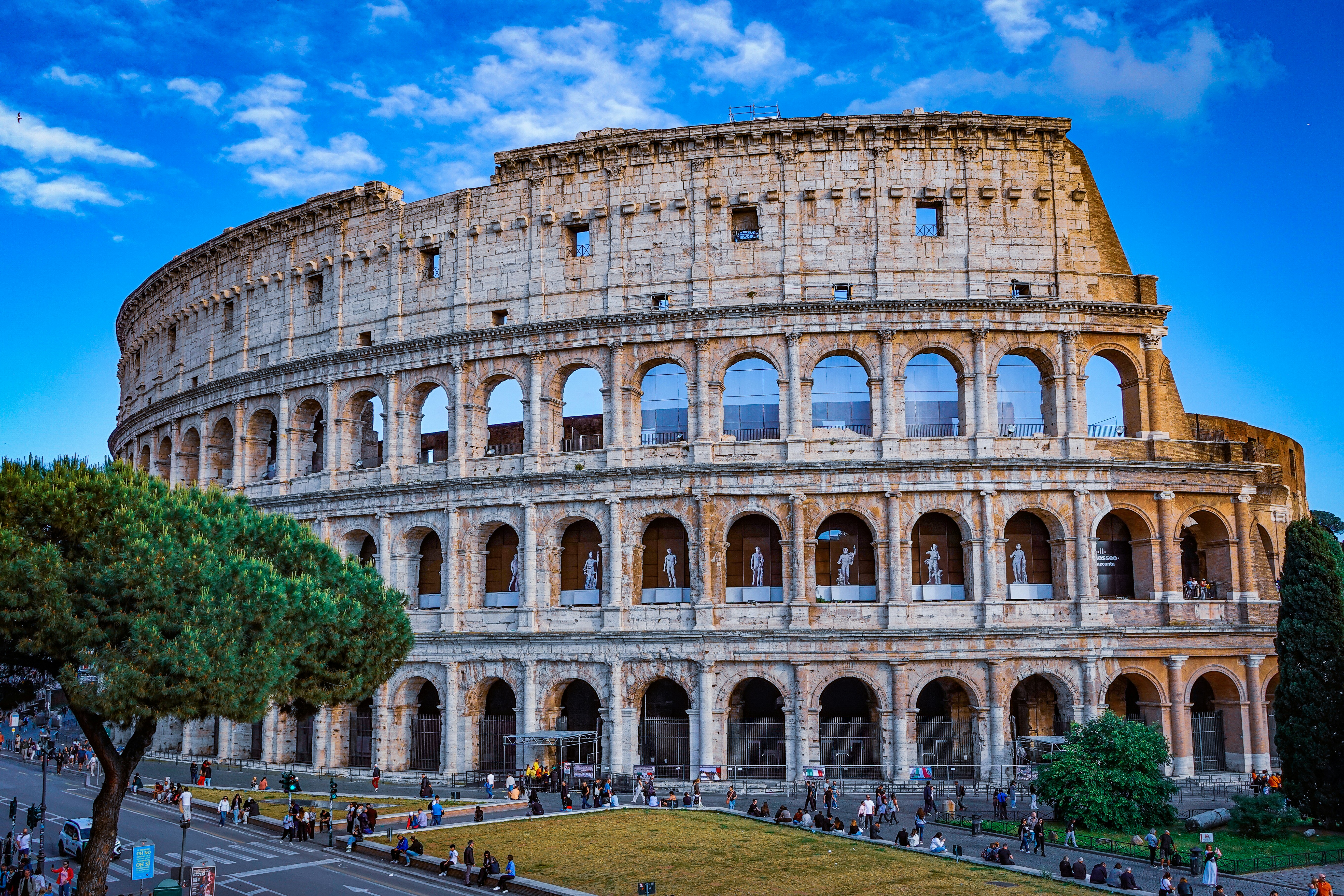 Colosseum Under a Bold Italian Sky