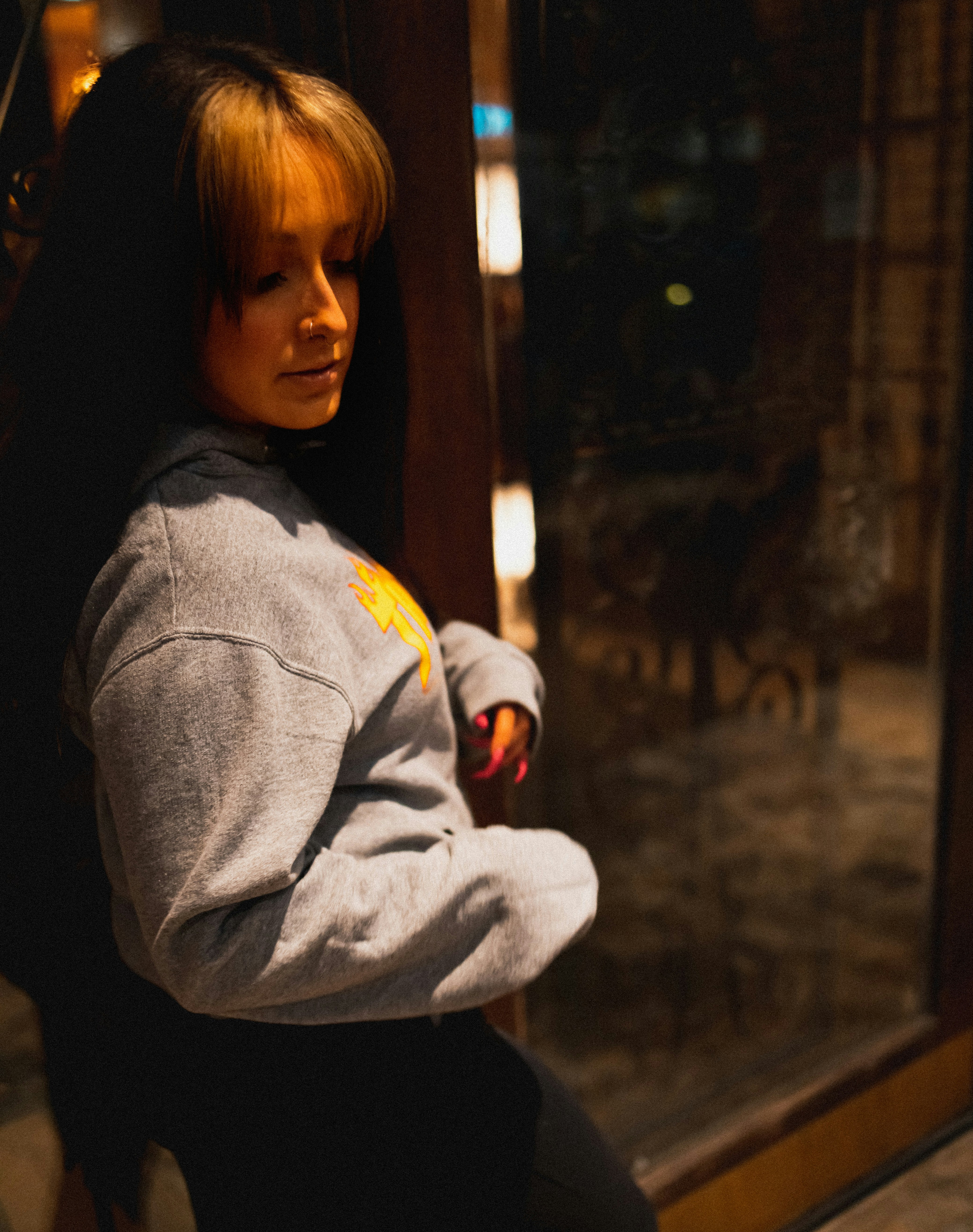 Quiet Confidence in the Night Portrait