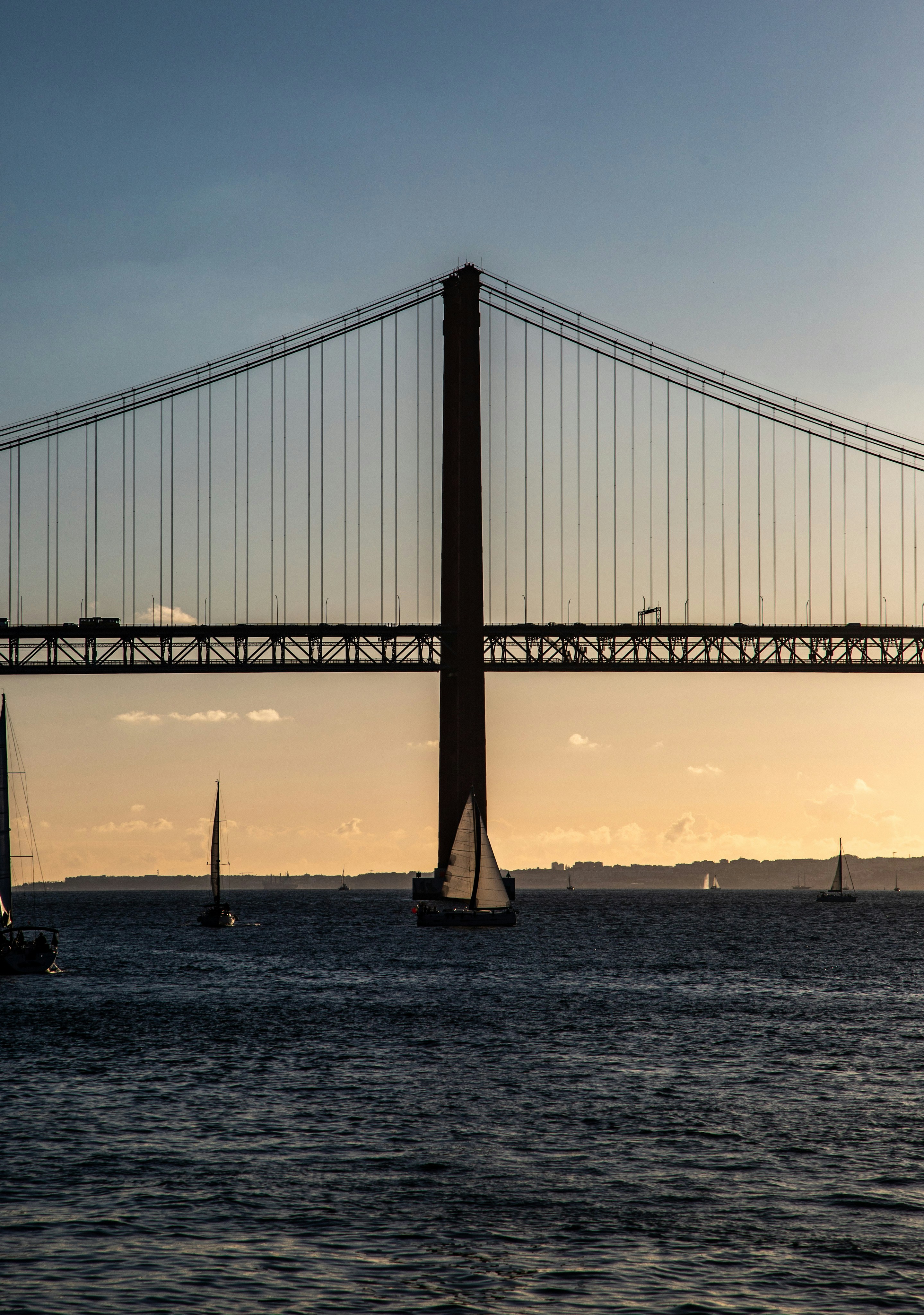 Sunset Sail Under the Midspan