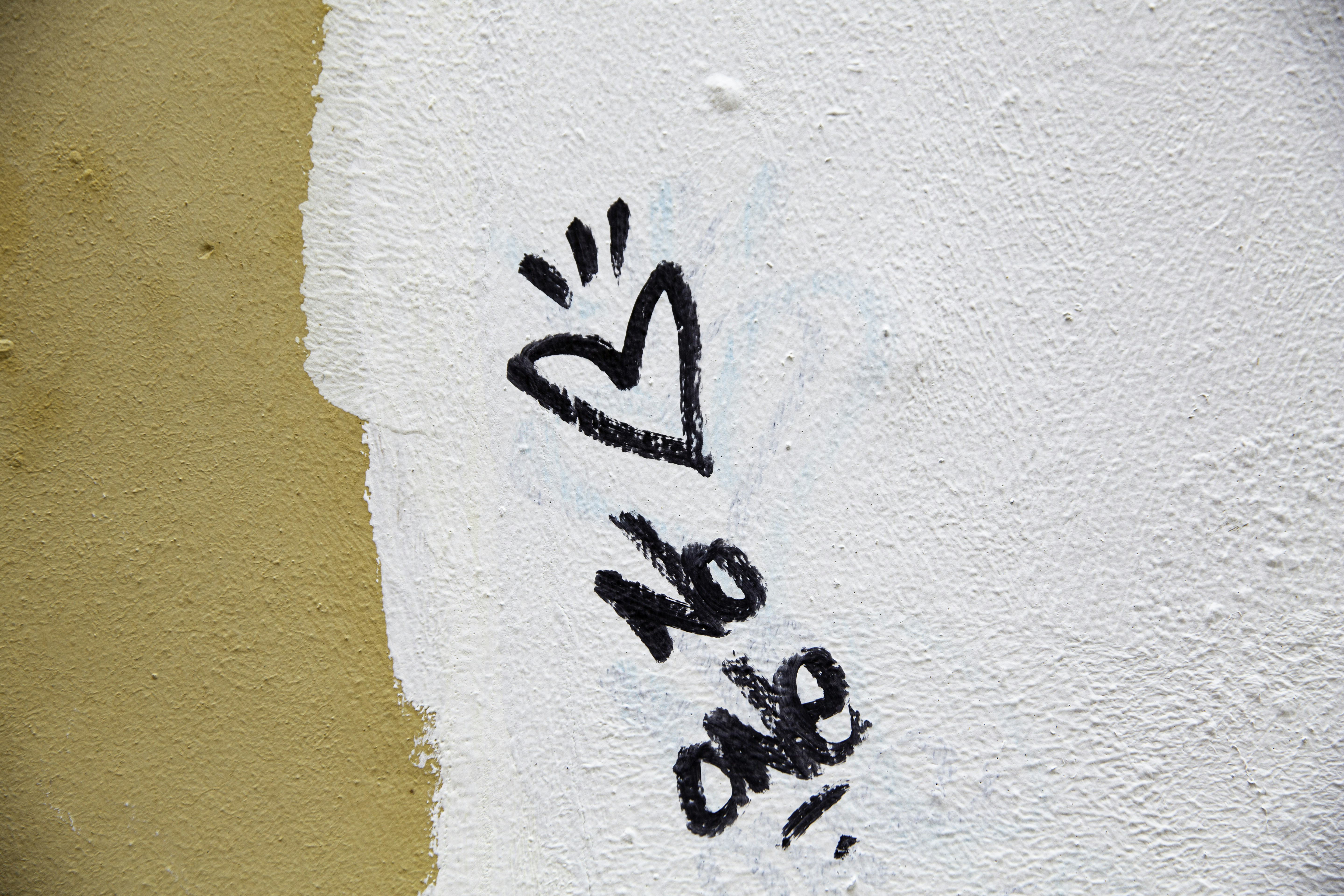 Heart on the Sidewalk: Graffiti with a Tale in Peel-and-Paint