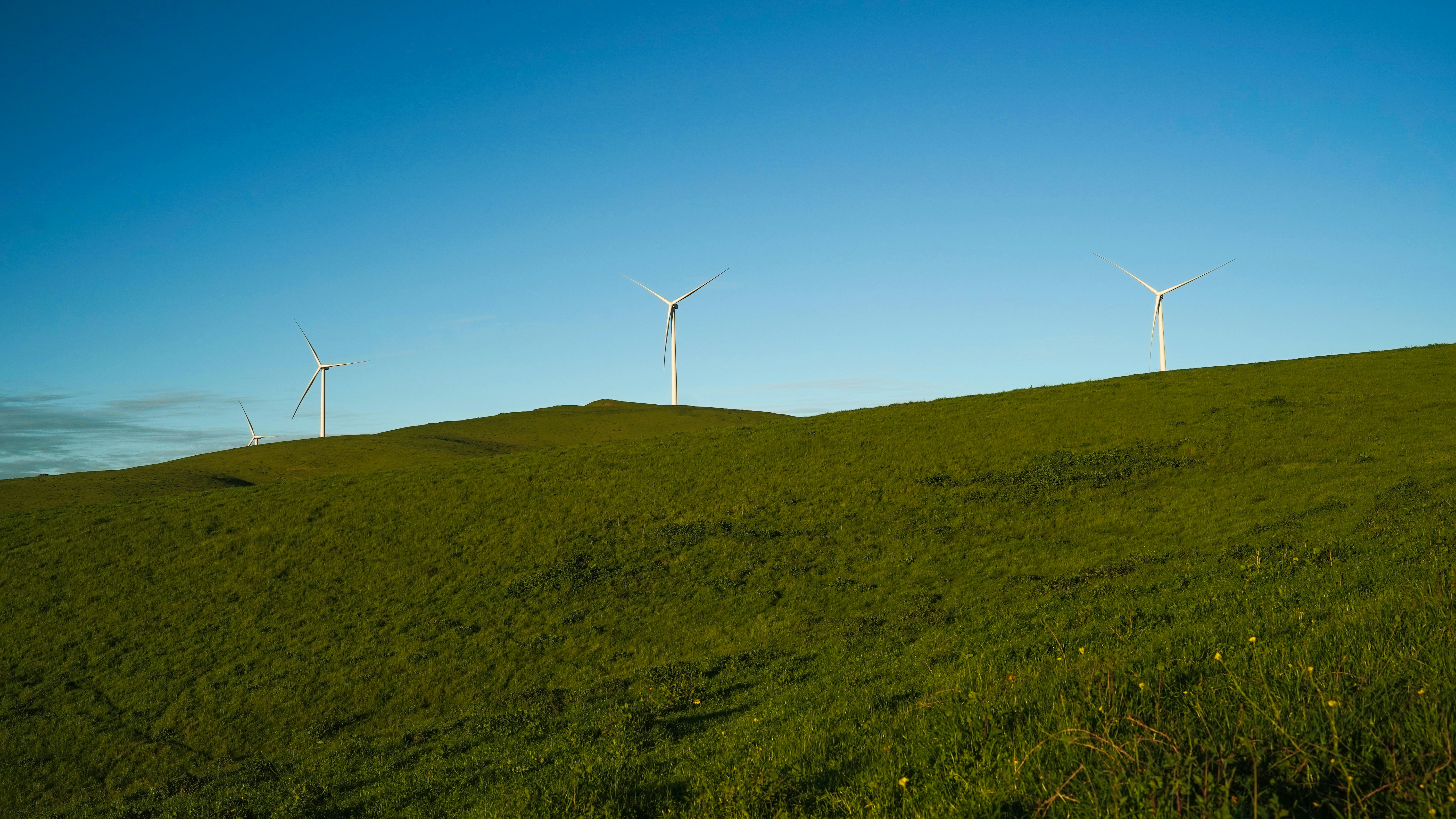 Wind Farm Ridge at Dusk