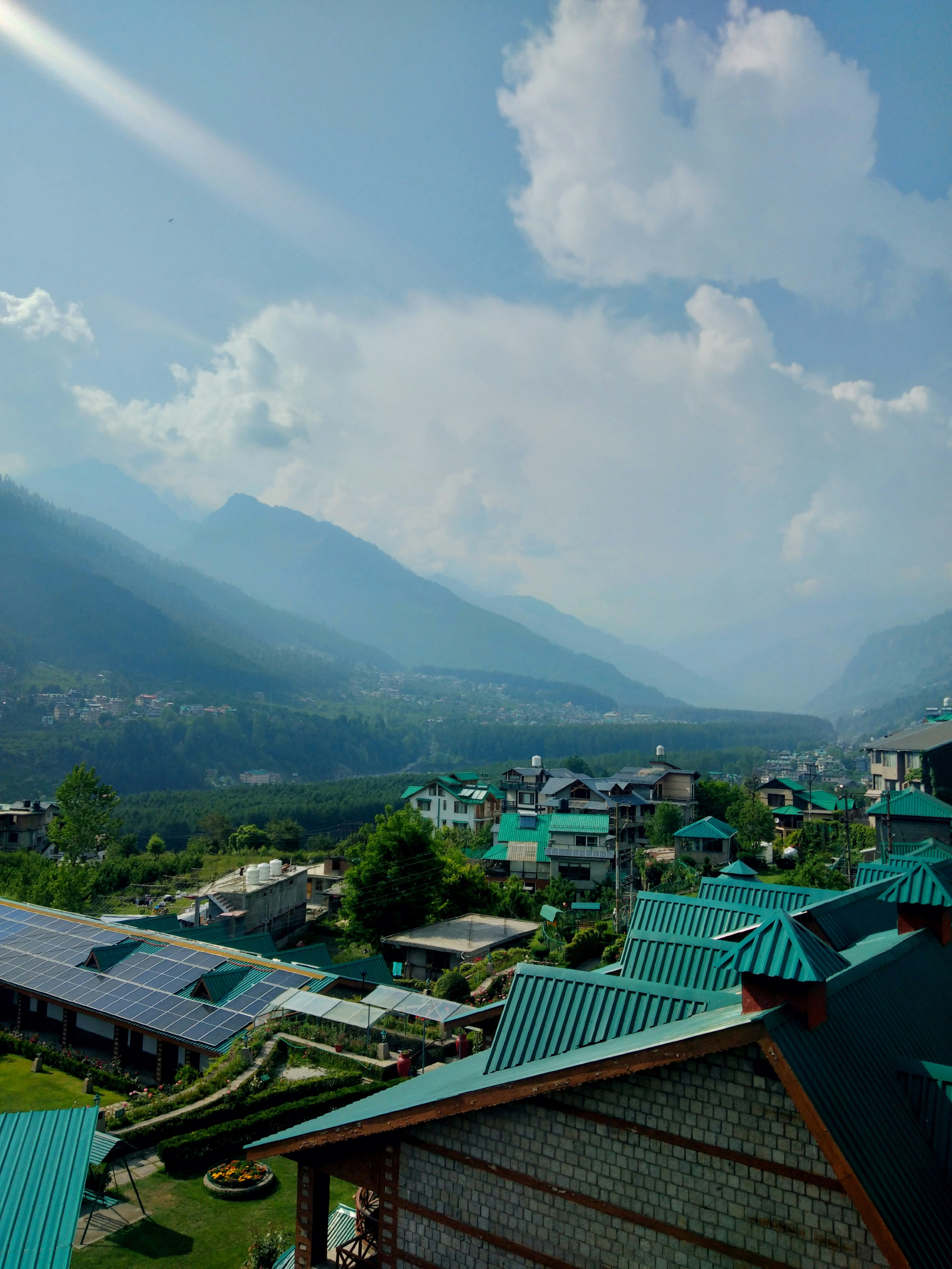 Village at the Edge of Misty Valleys