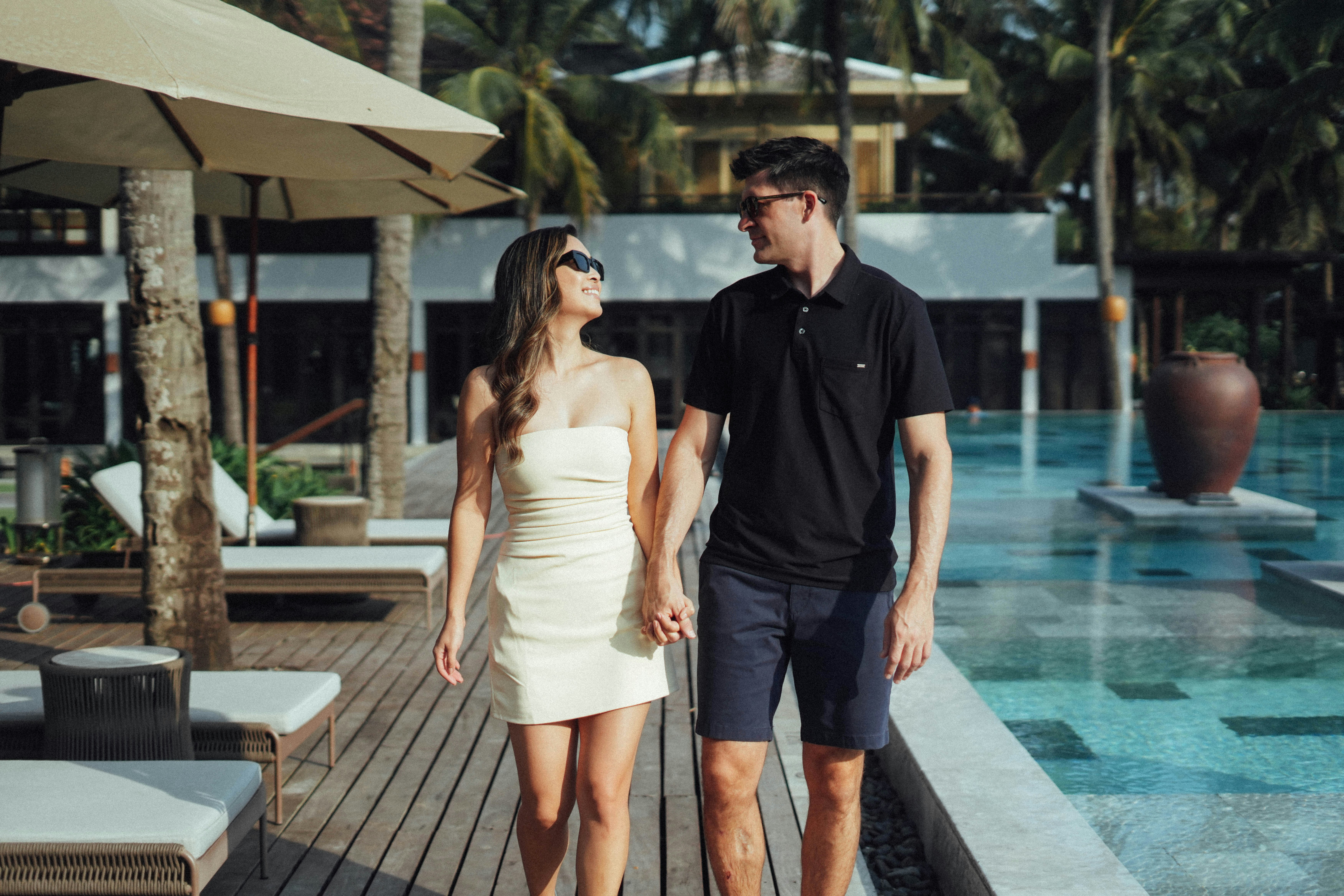 Holding Hands at Poolside Vistas