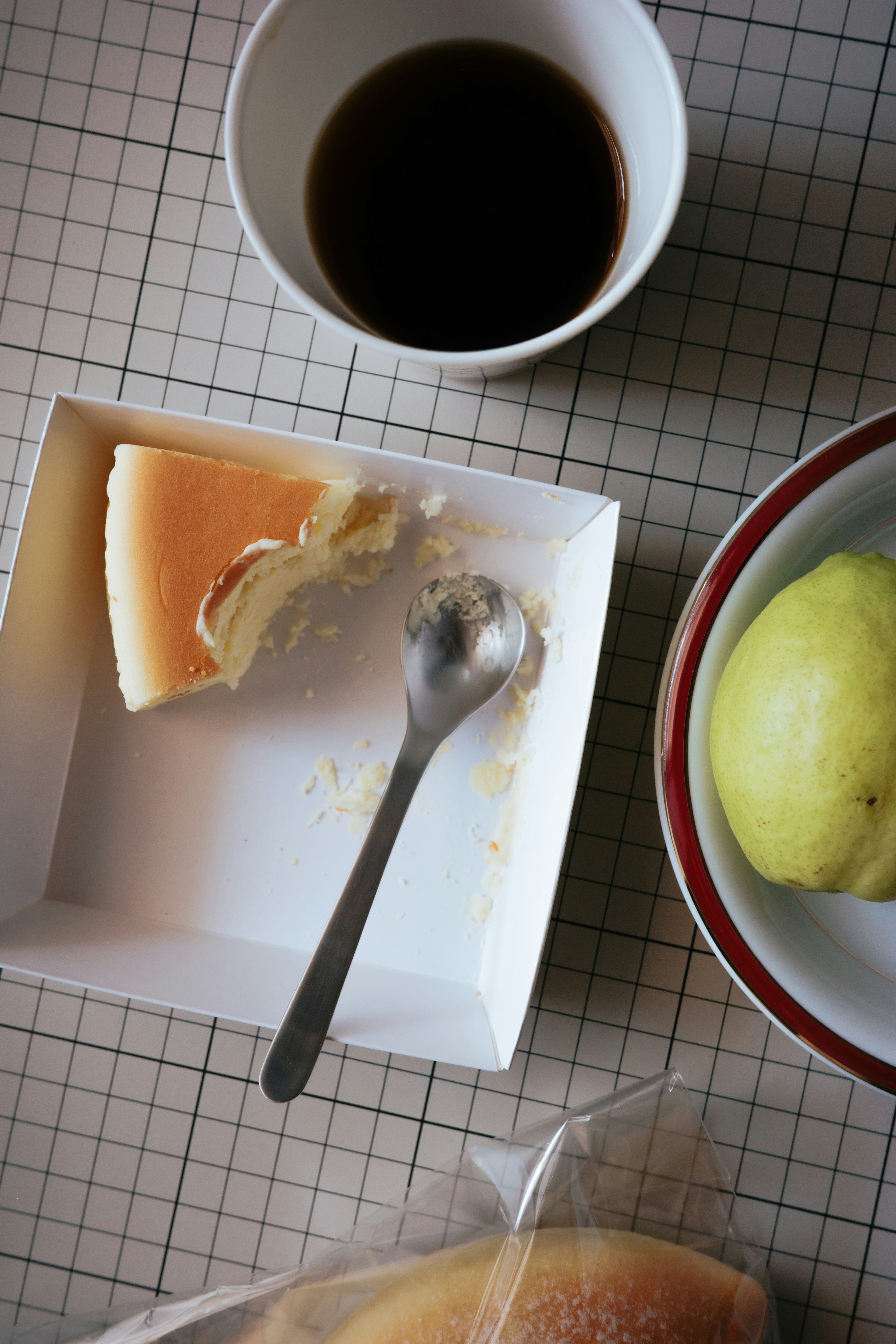 Midday Snack Studio: A Cup, A Slice, and a Pear