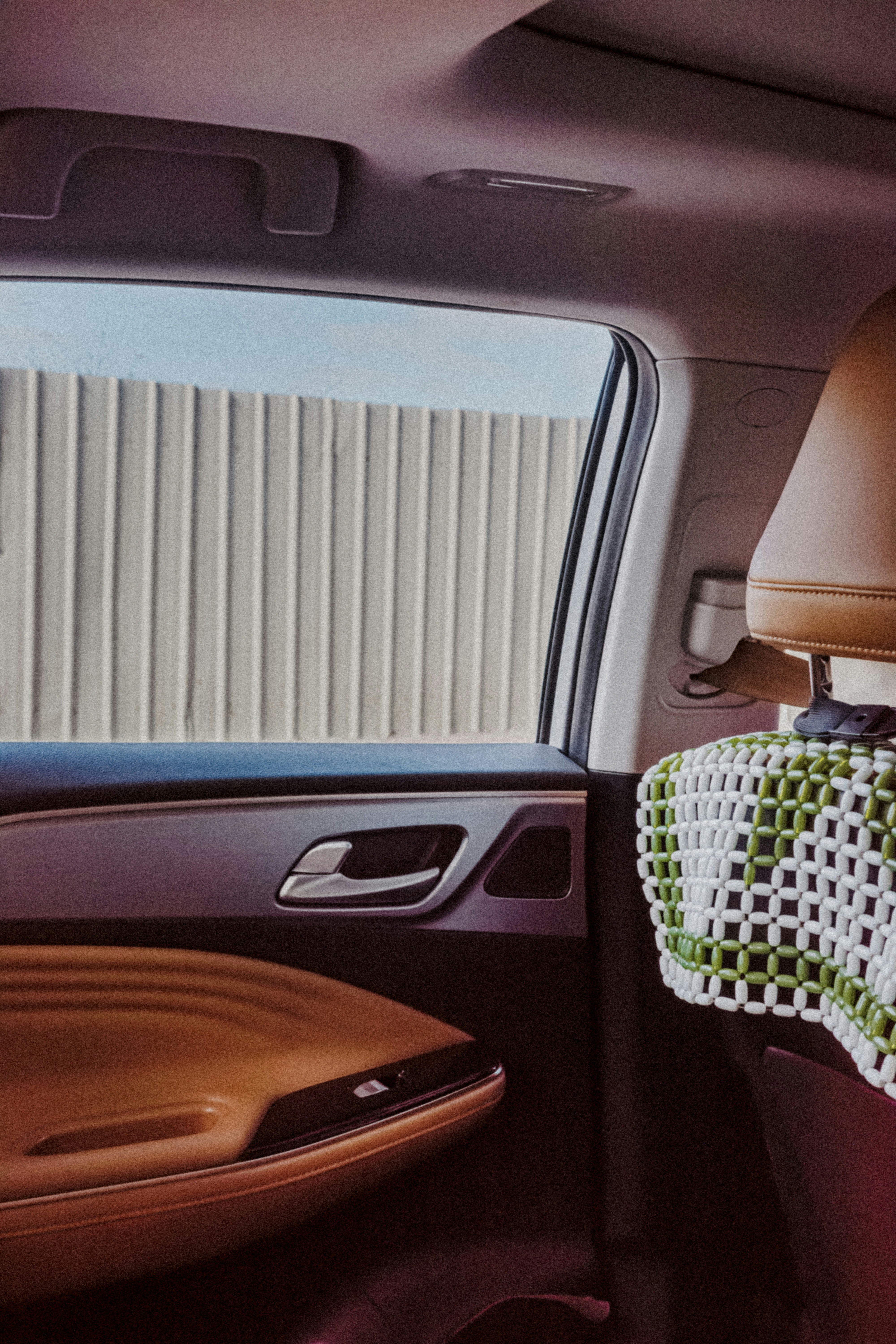 Car Interior Glow: Leather, Light, and Lattice