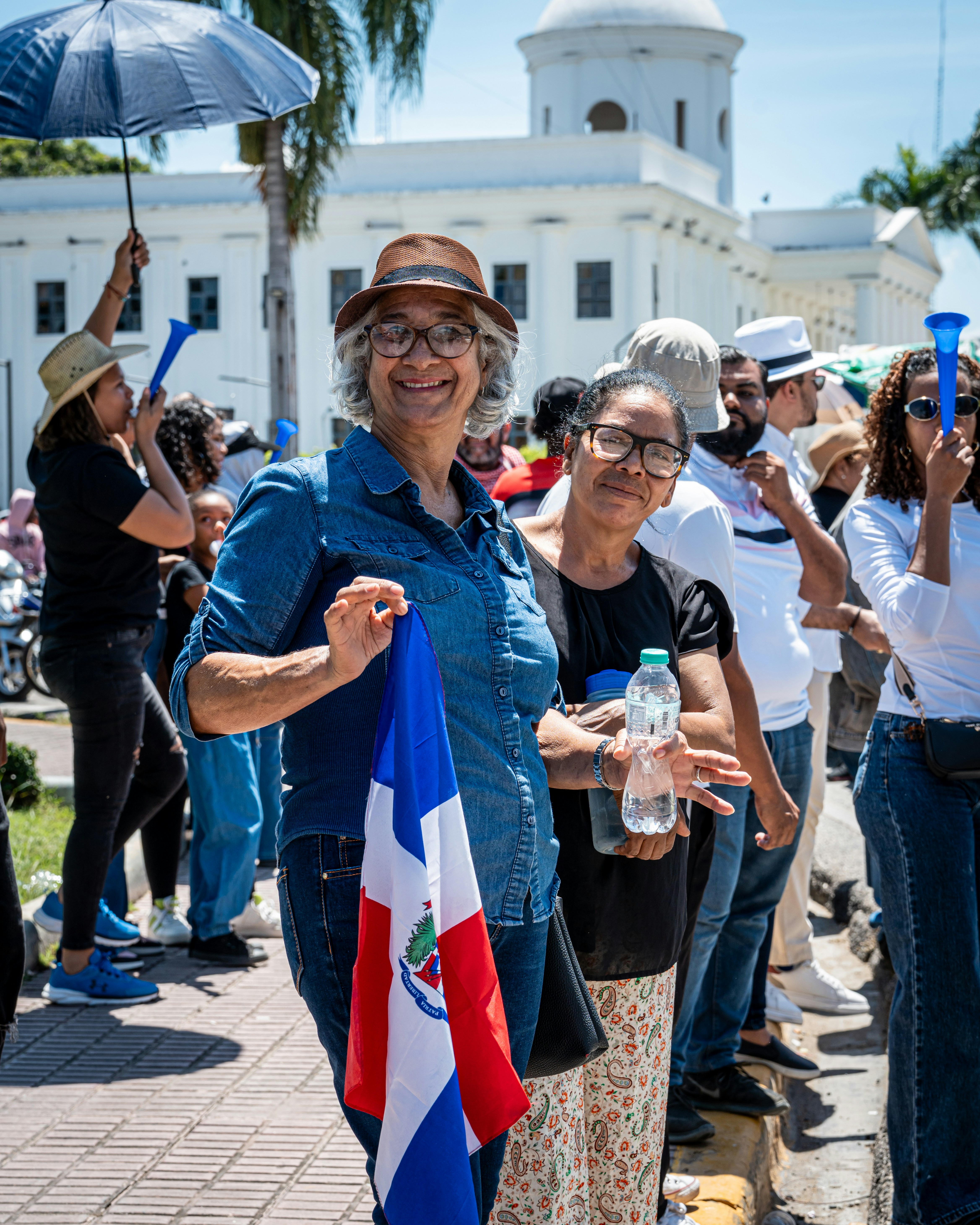 Celebration in Color: The Grin and the Flag