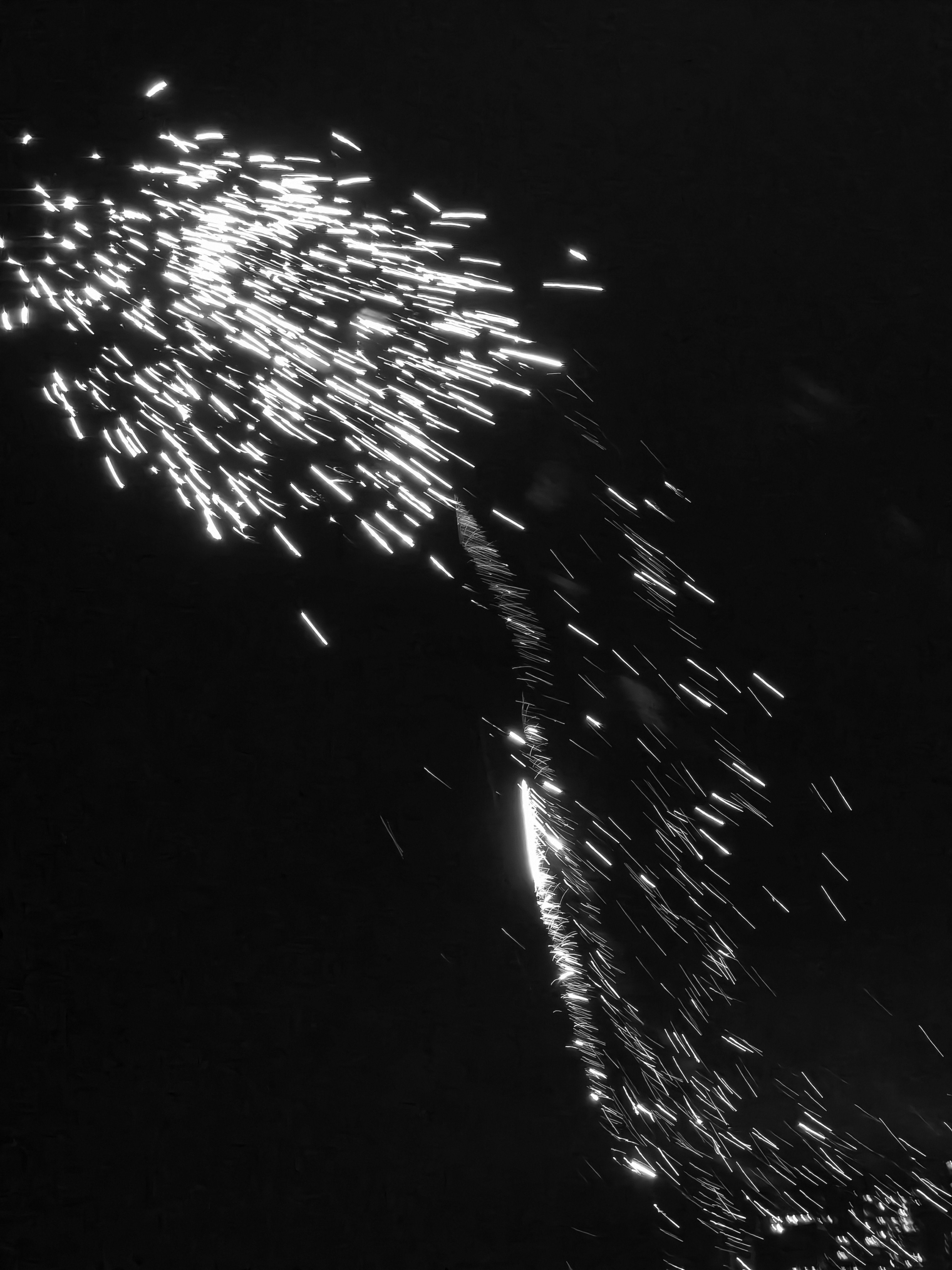 Trail of Sparks in Midnight Arc