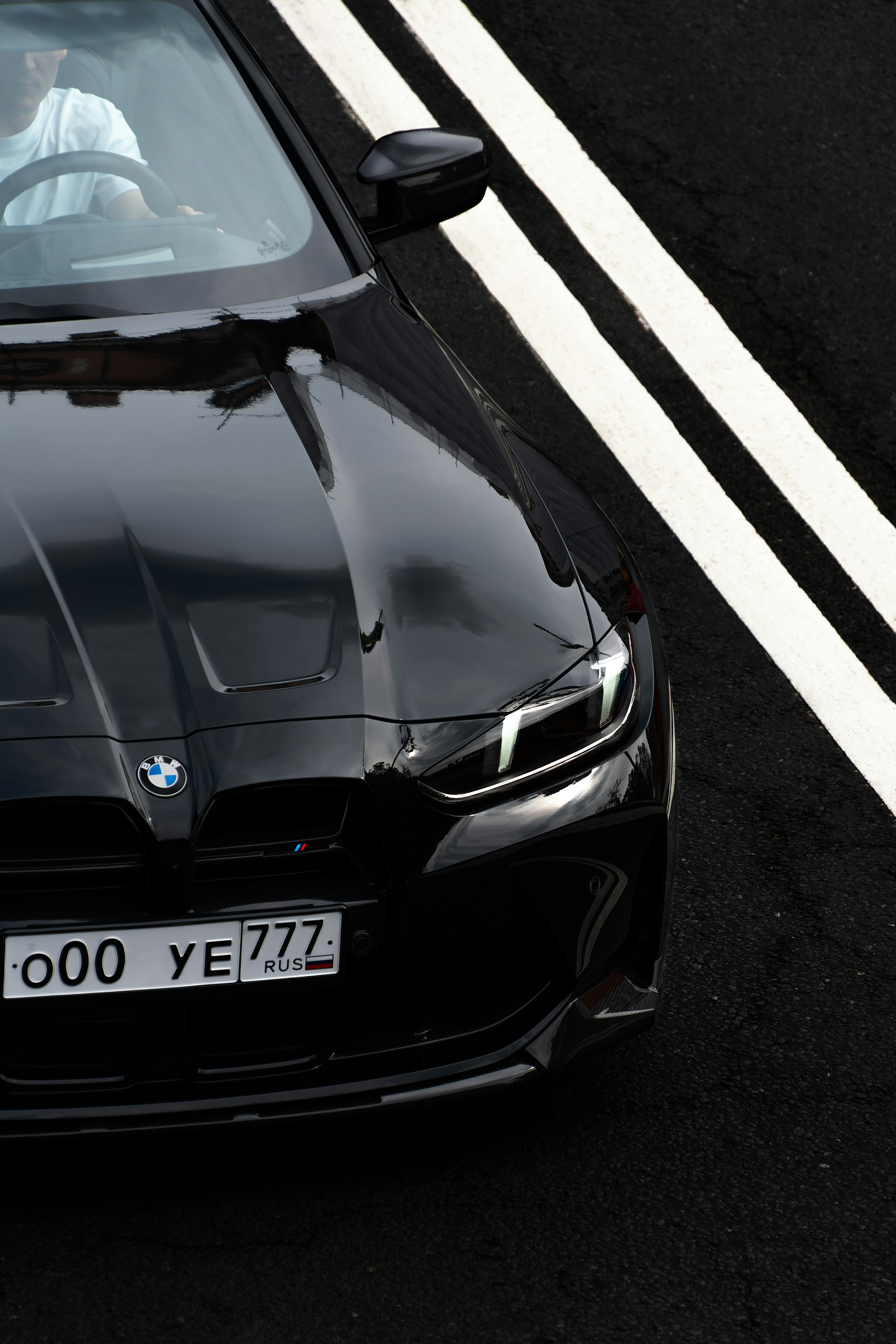 Midnight Muse: A Black BMW Lurched Along a Double Stripe