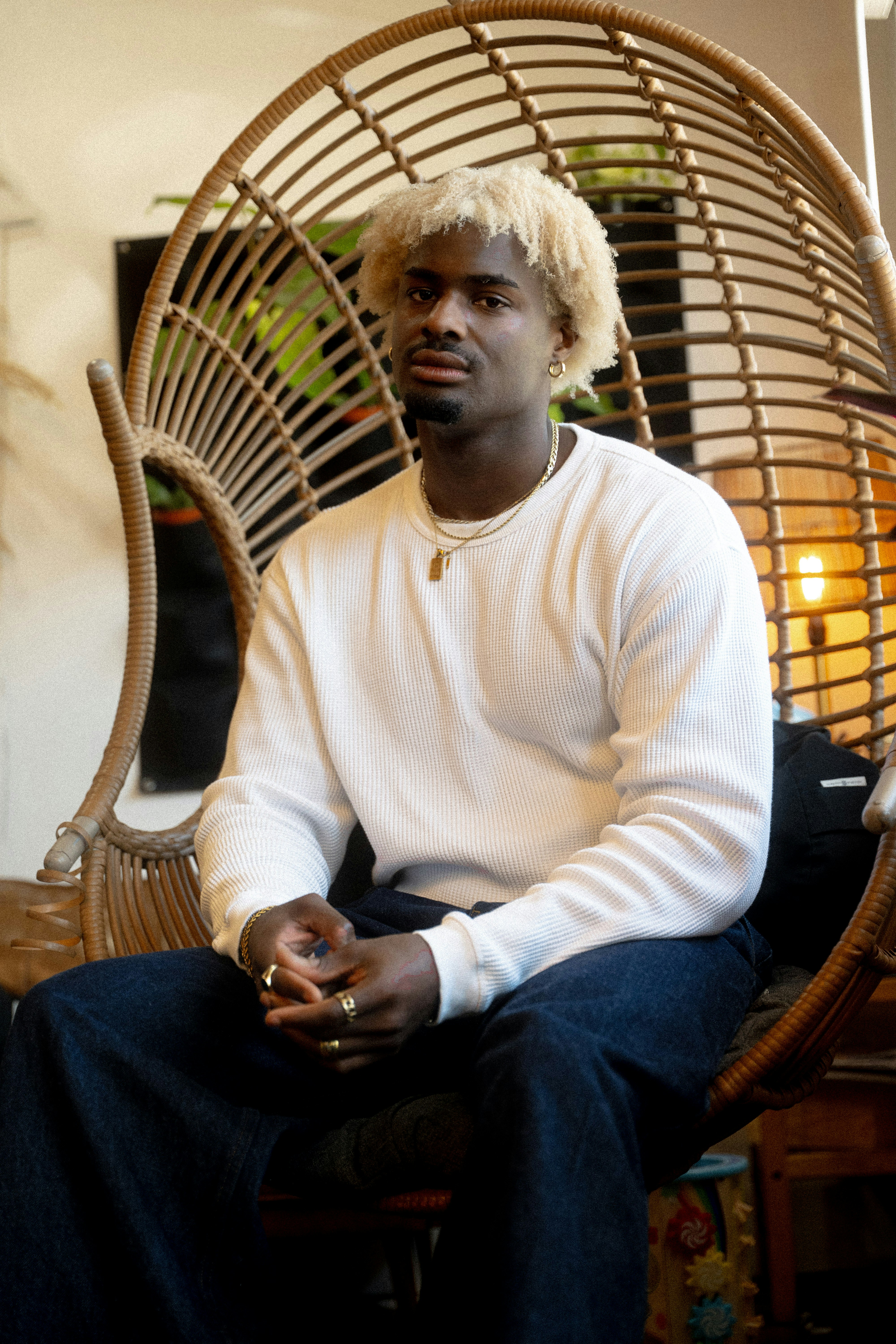 Chill Converse: A Portrait Through Woven Frames