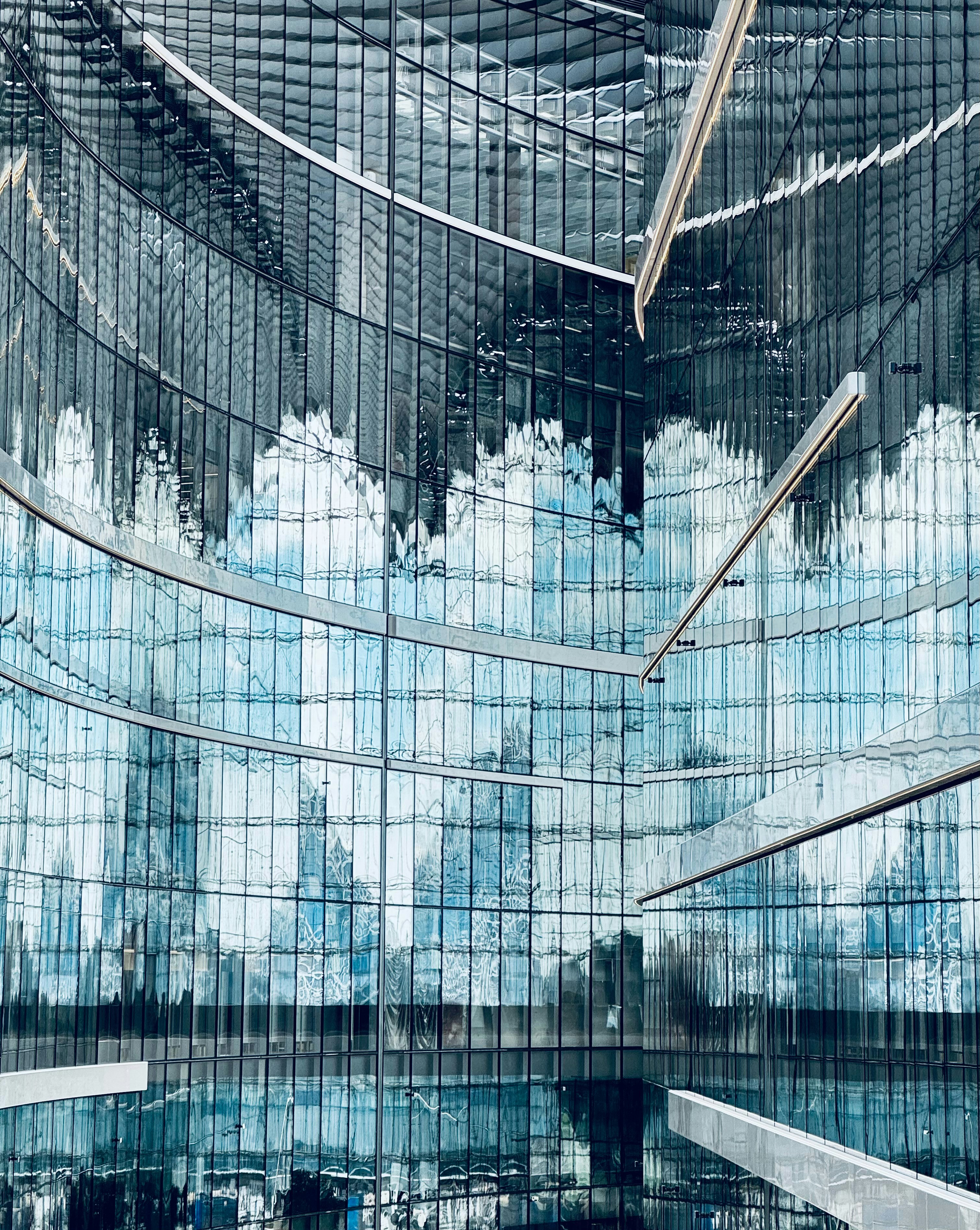 Reflections in a Helix of Glass