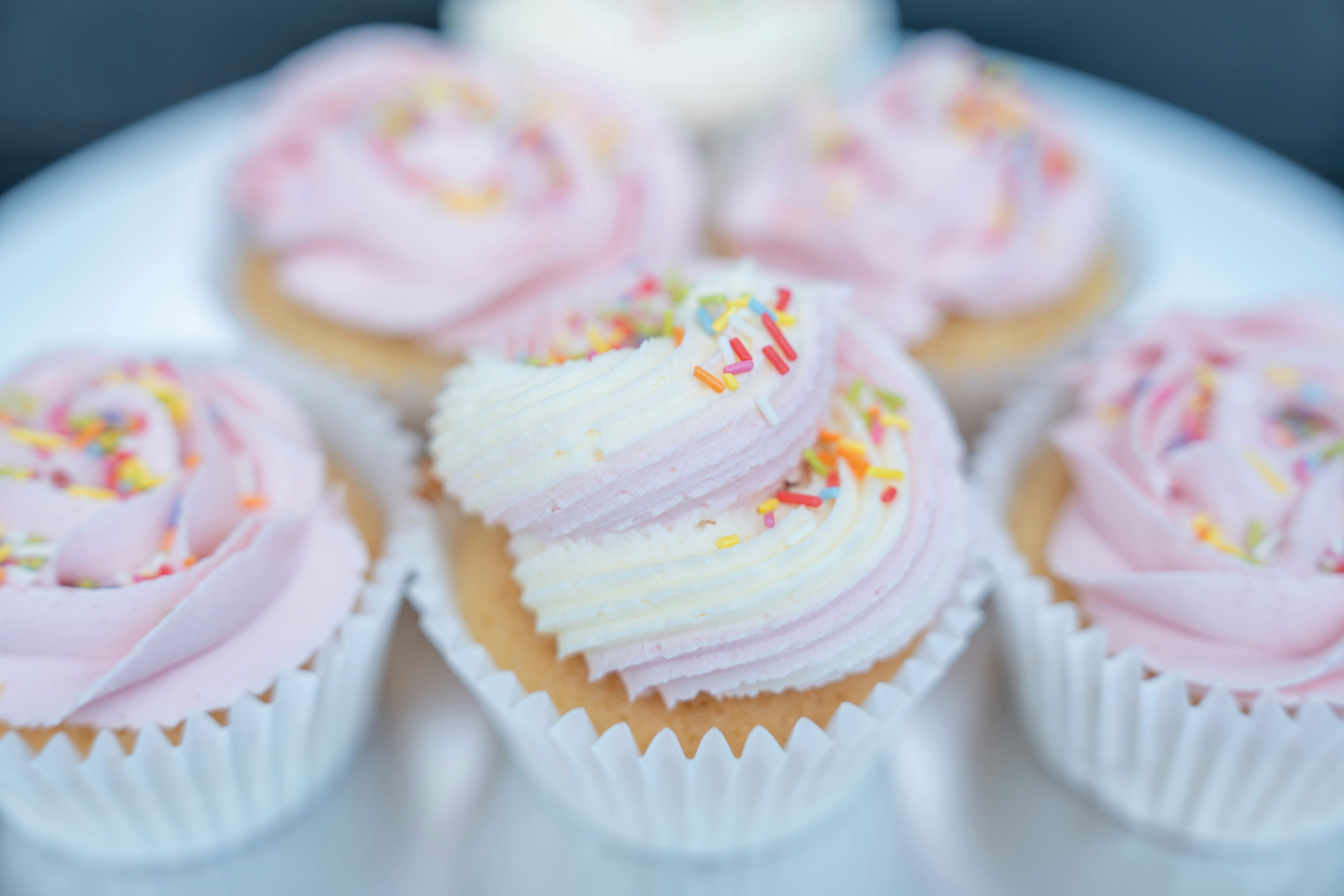 Pastel Swirl Cupcakes: A Centered Moment of Sweetness
