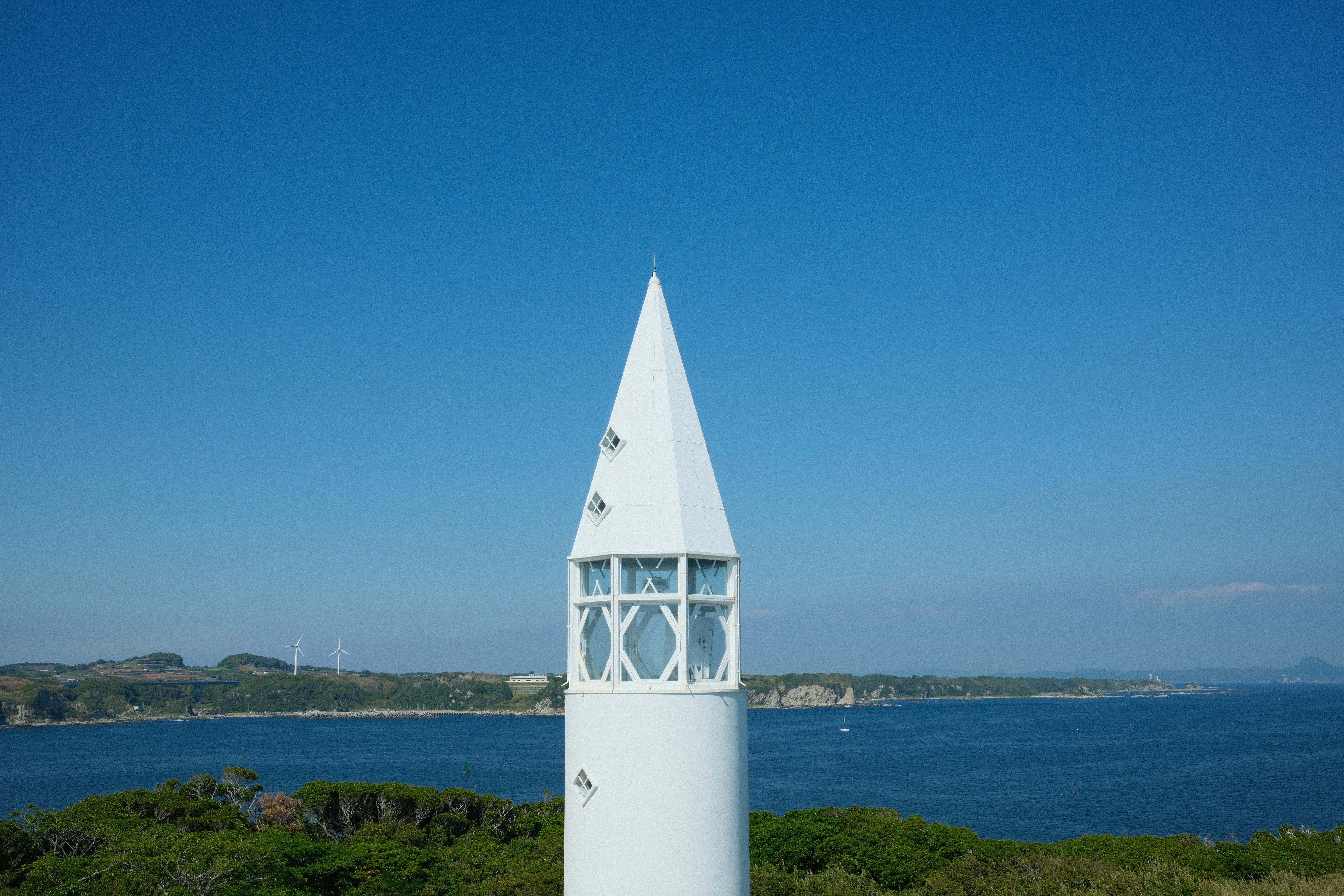 Lighthouse Spire Cutting the Sea Breeze