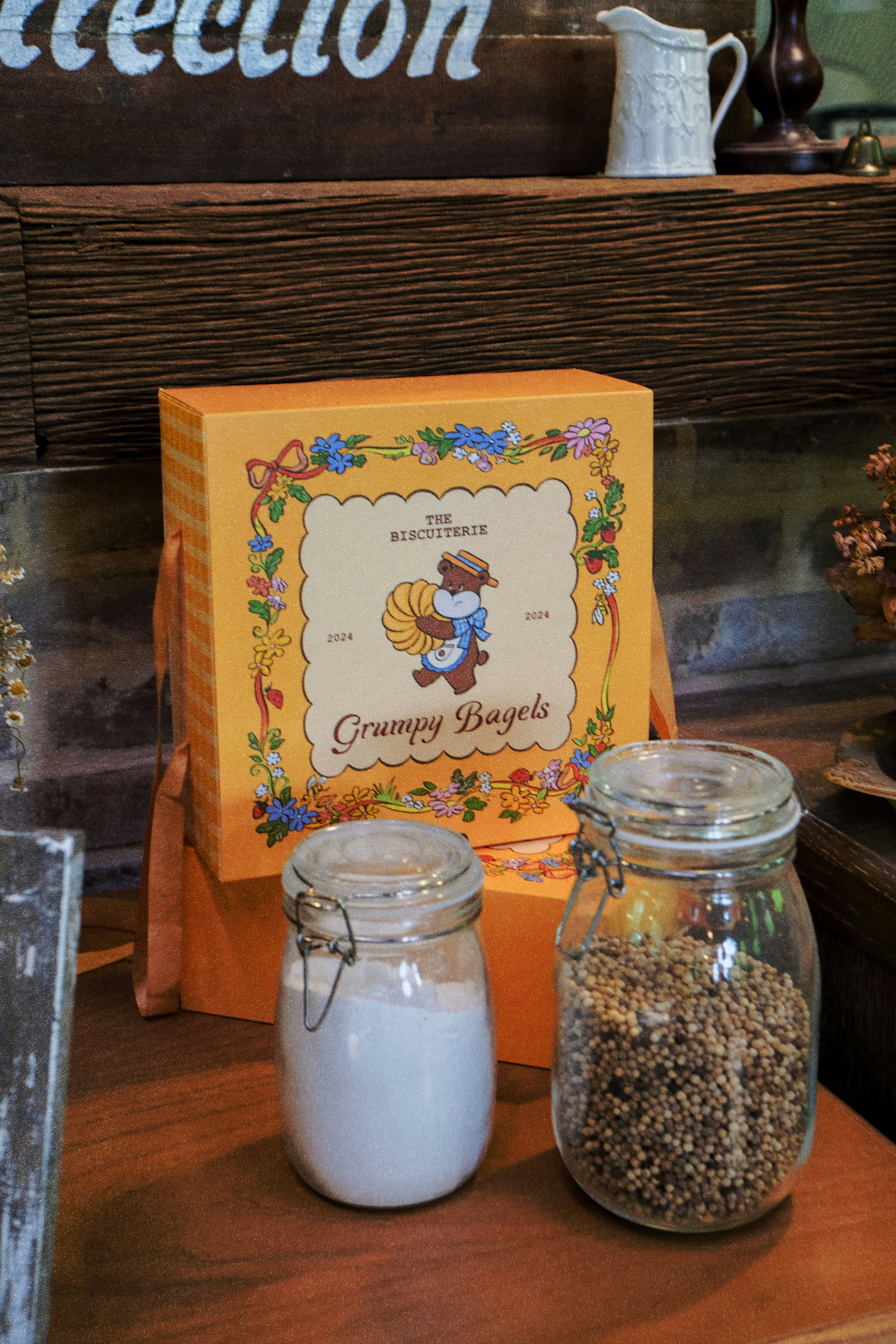 Grumpy Bagels: A Cozy Display of Biscuits and Preserved Spices