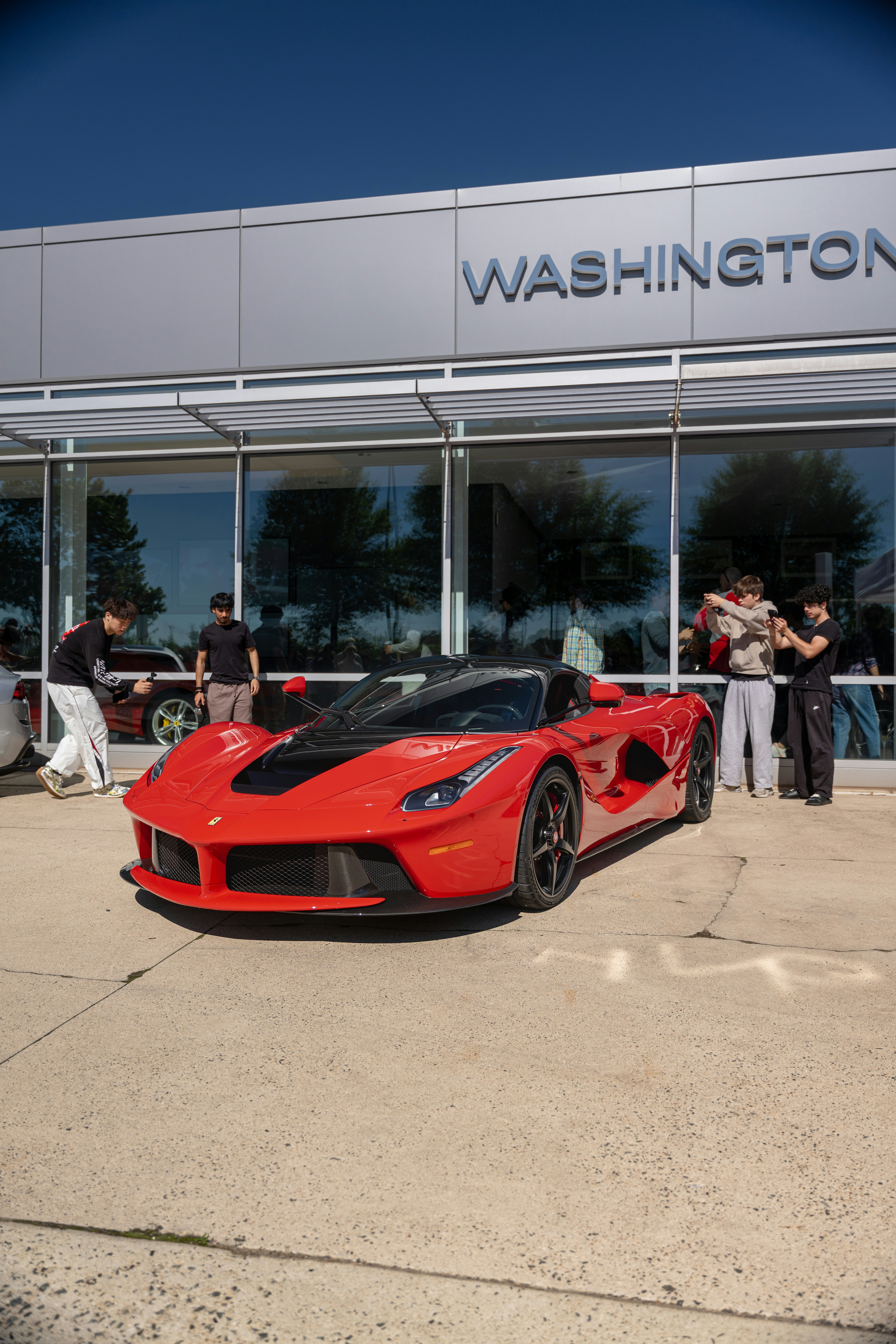 Red Rosso on the Plaza: A Sports Car Moment at Washington