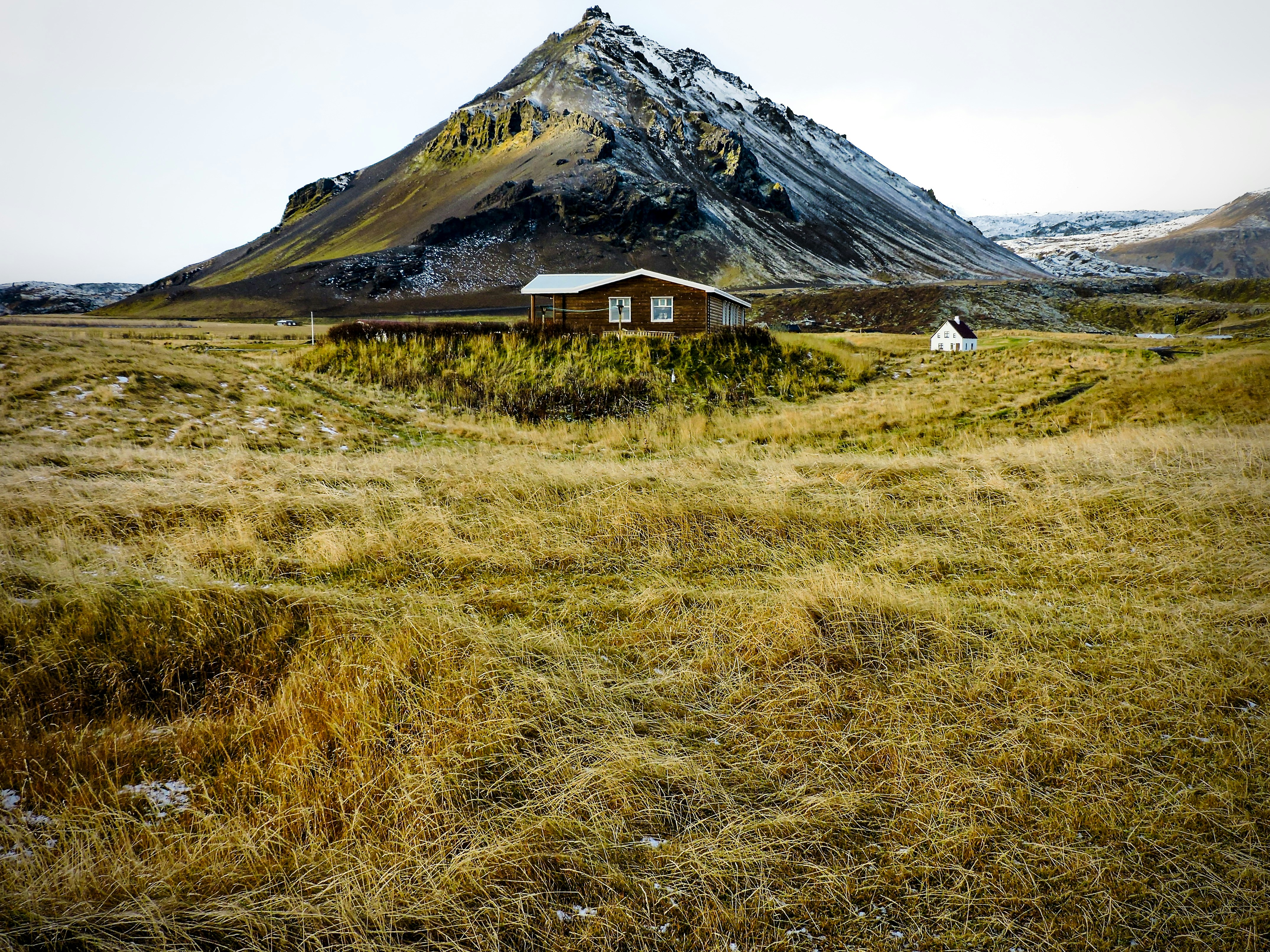 Stone Peak Lodge at the Foot of a Snow-Kissed Hill