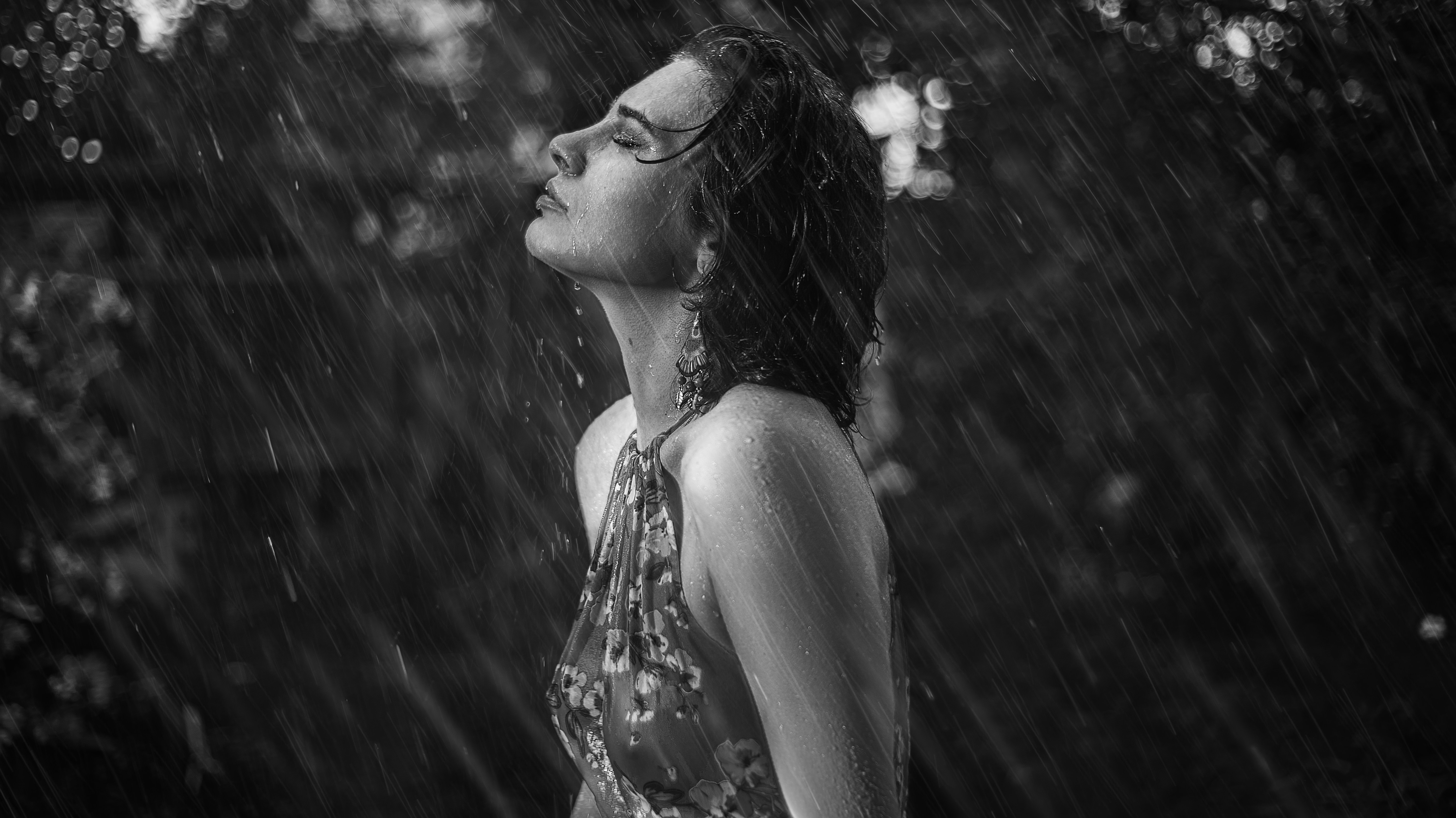 Rainy Reverie: A Solitary Moment in the Storm