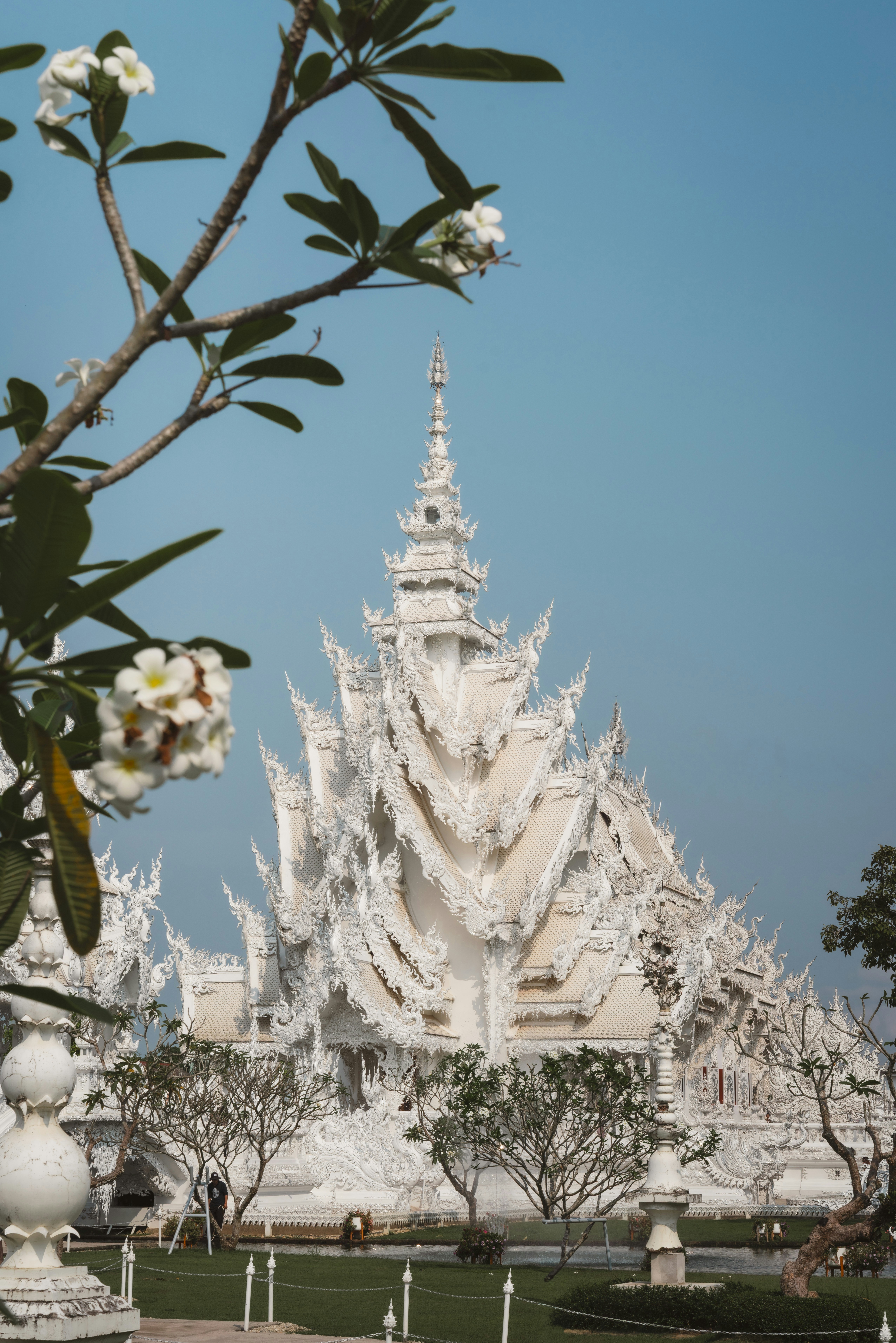 Ivory Spire: A Masterpiece Emerges from a Clear Atlantic Sky