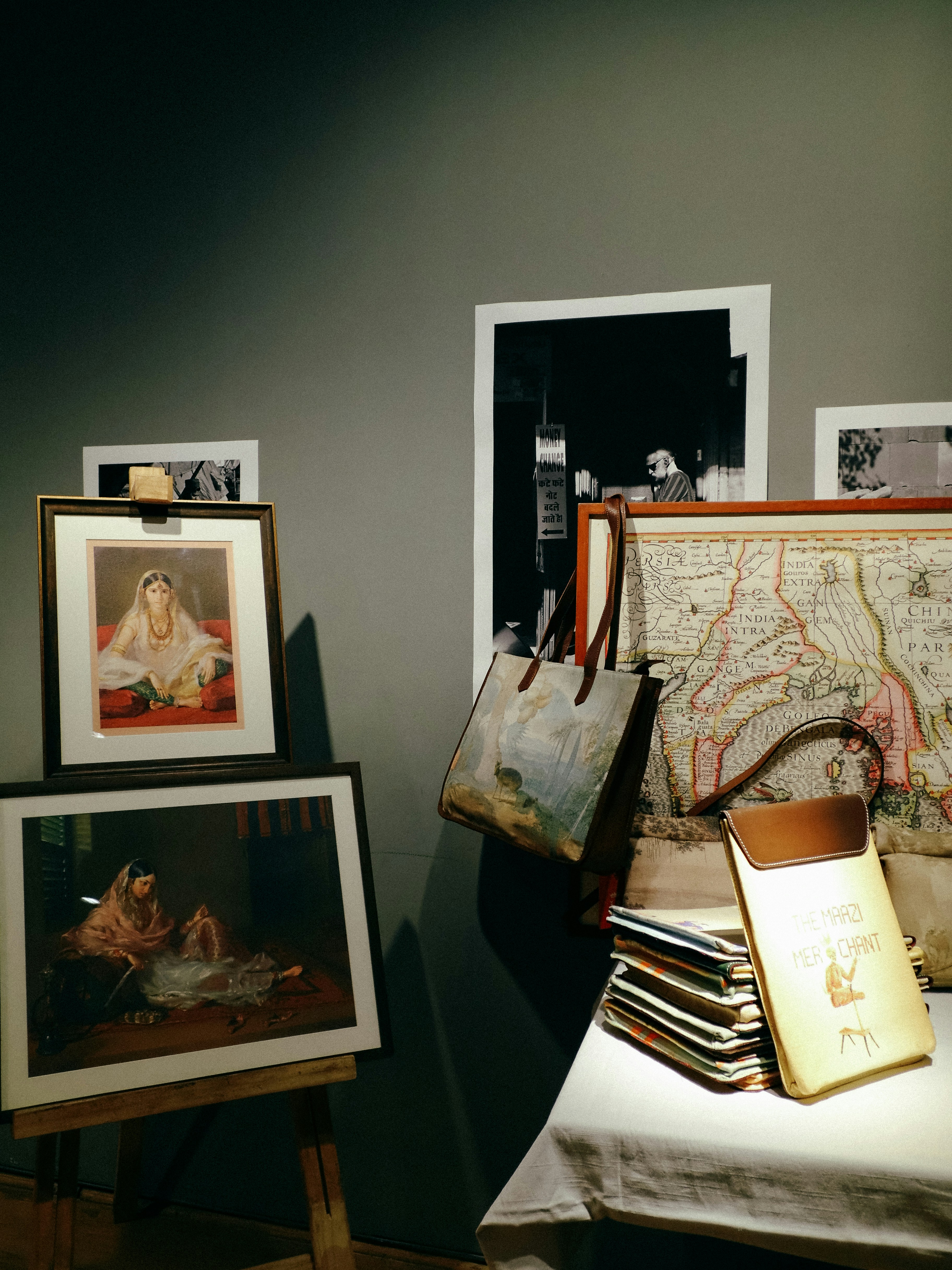Curated Memory: Framed Moments and a World Map
