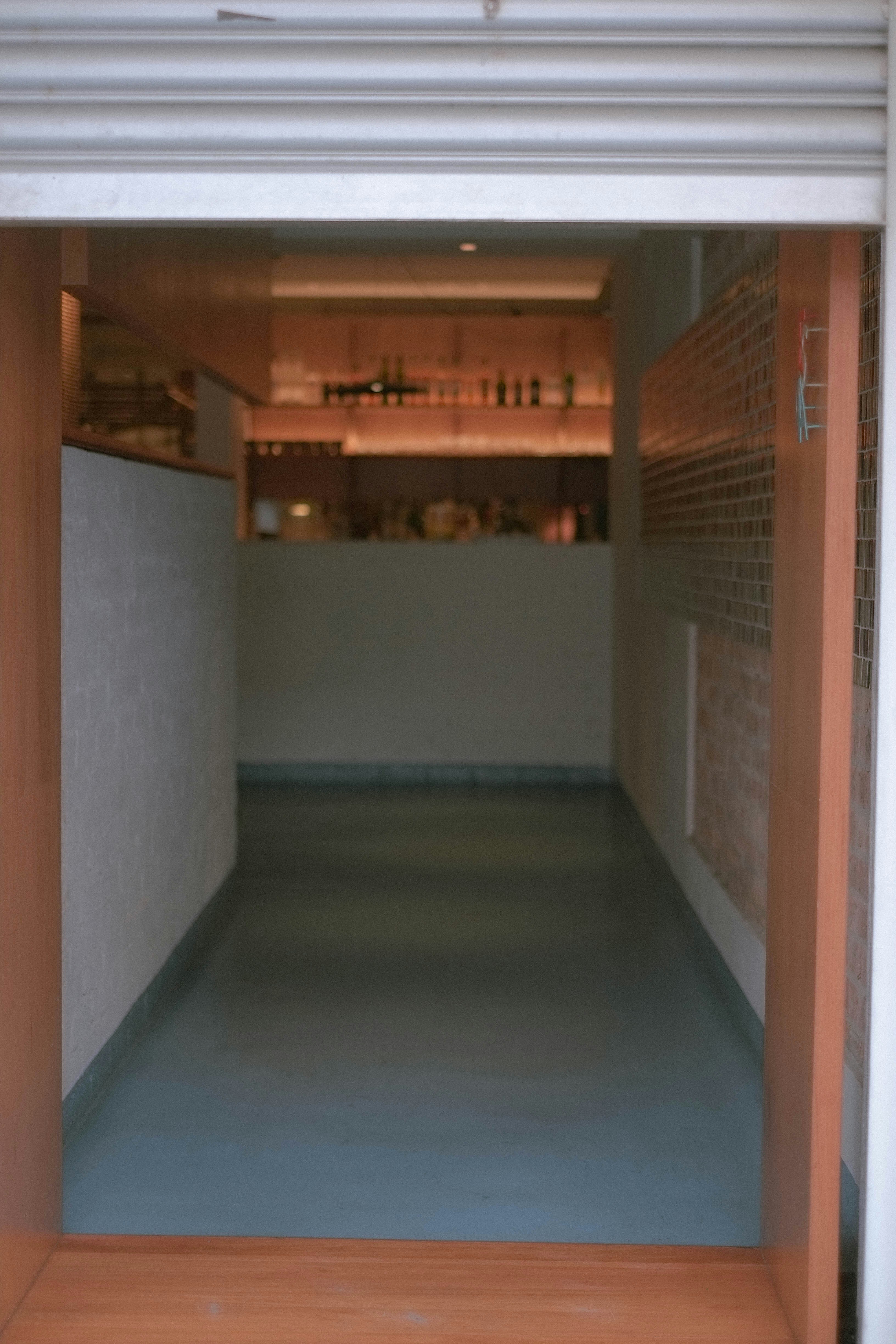 Entrance to a Quiet Corridor: Framing a Minimalist Interior