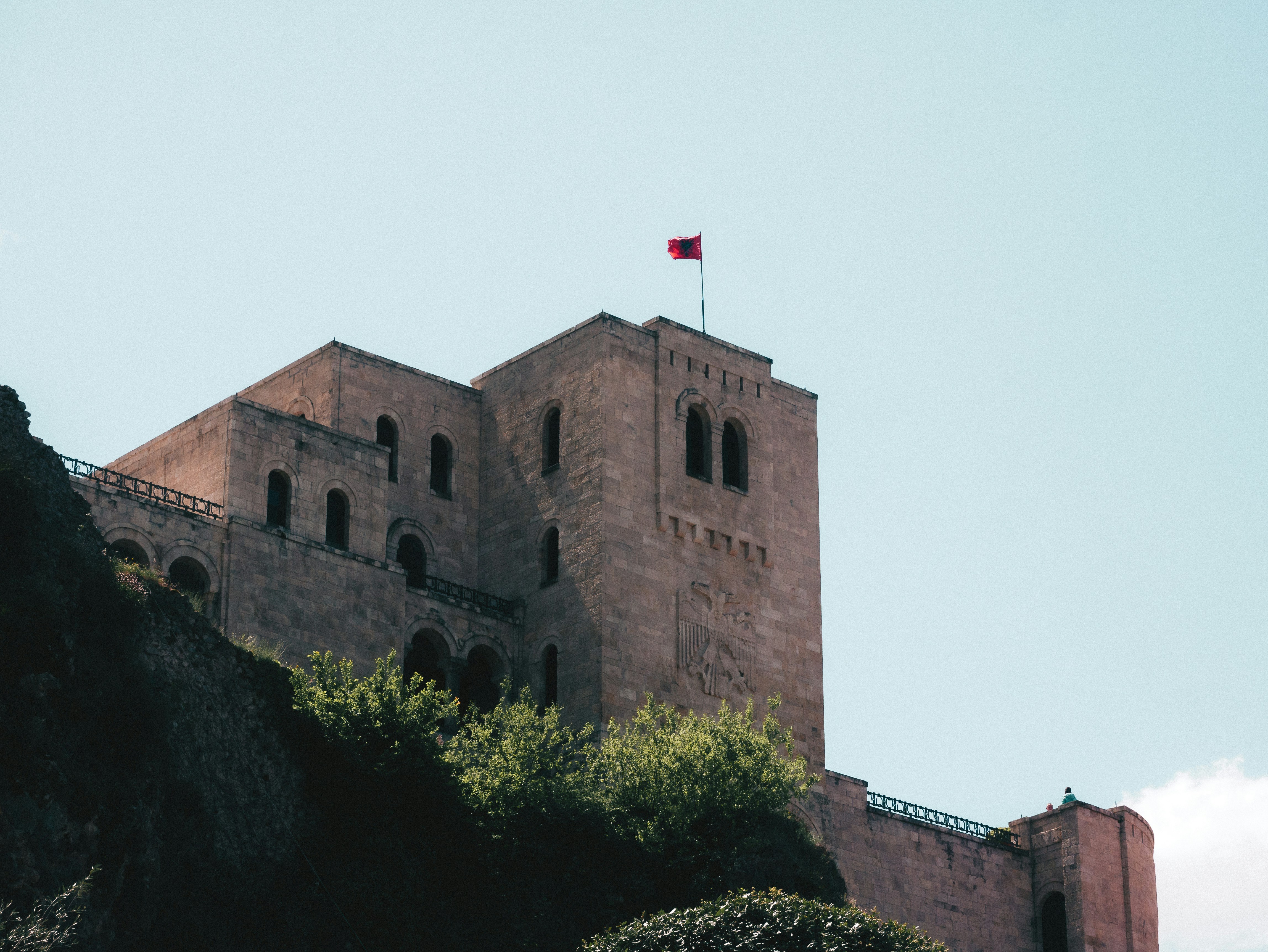 Castle on the Hill: A Turkish Fortress Against the Open Sky