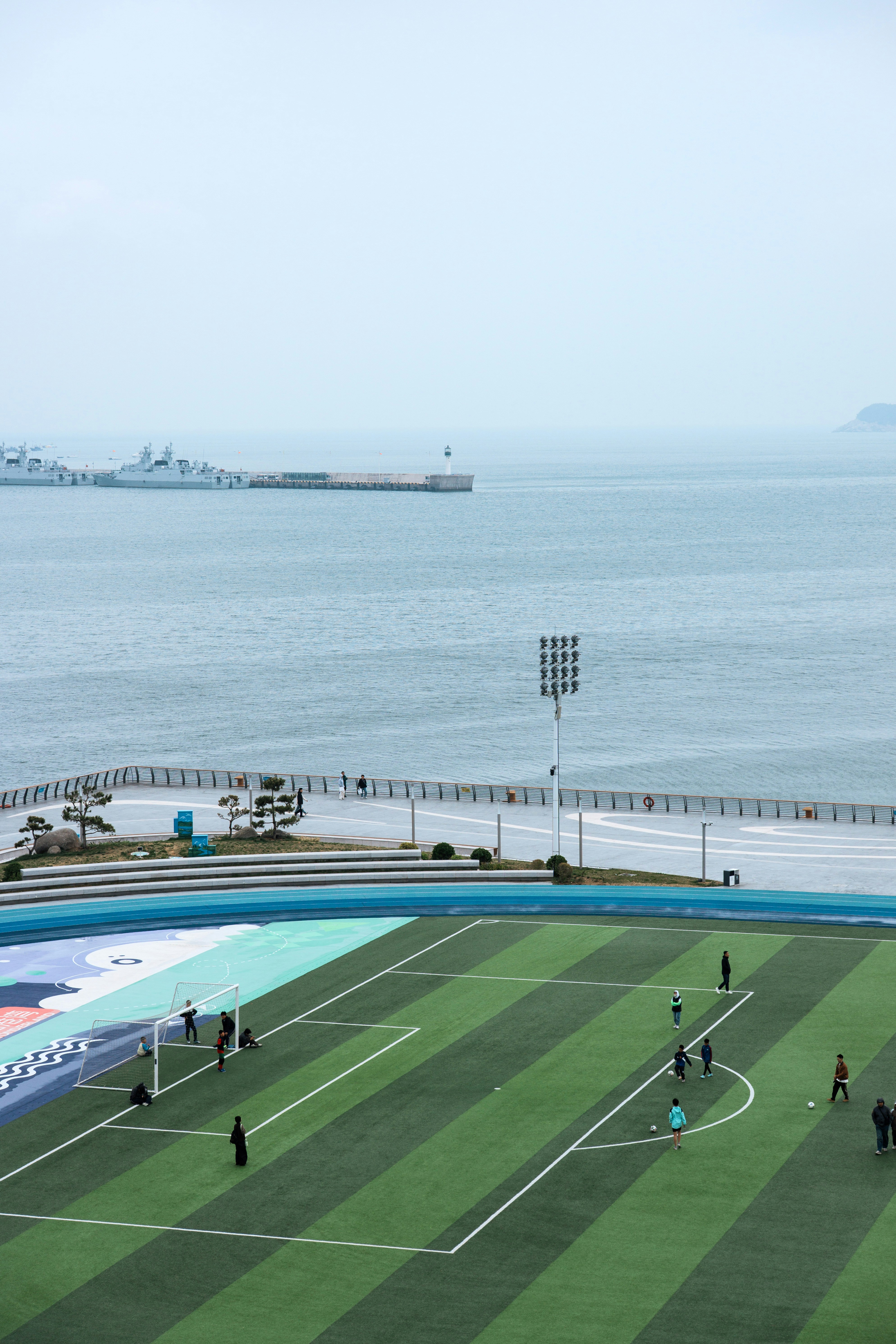 Seaside Field: Coastline Meets Center Court