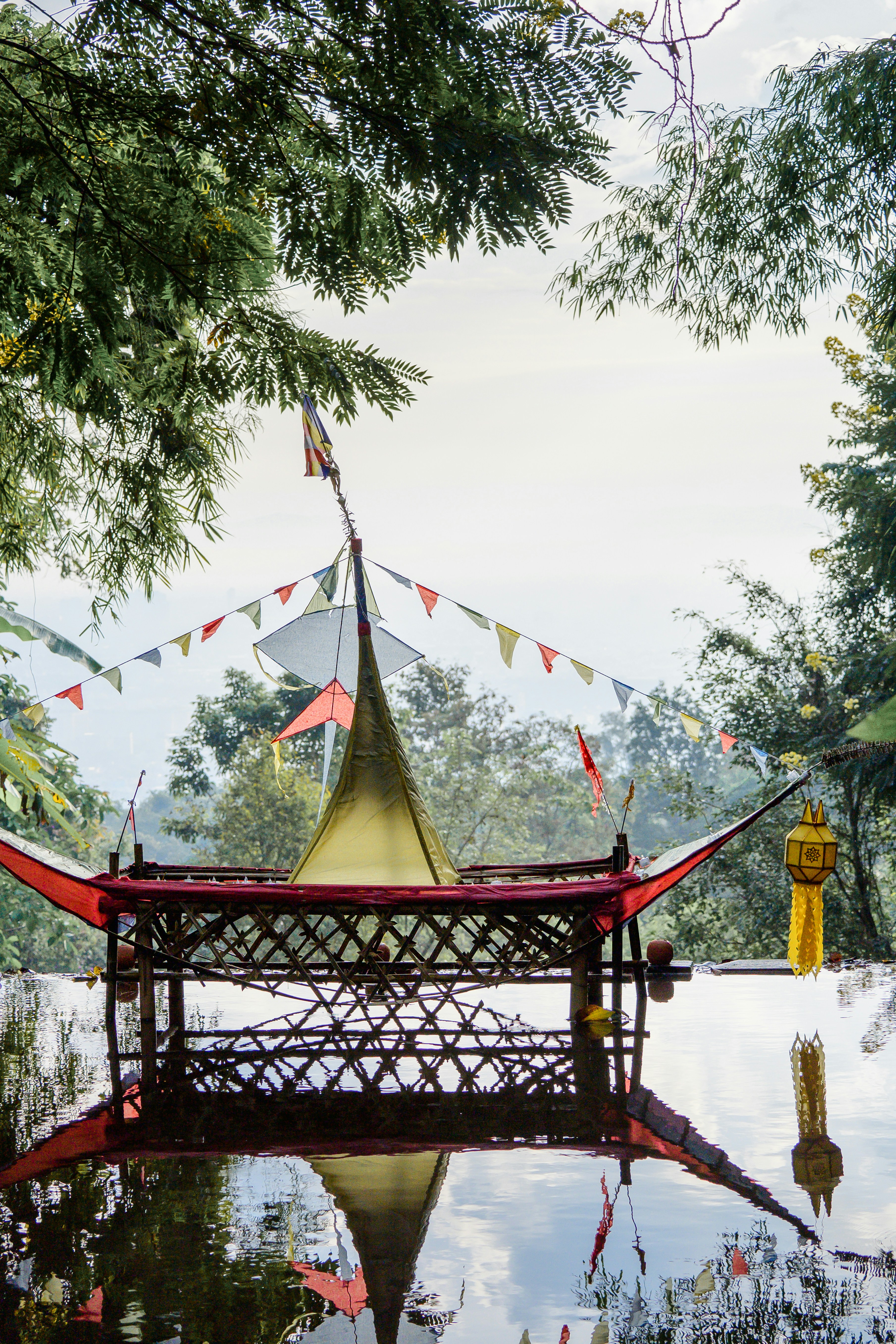 Floating Shrine: A Templescape Reflected in Quiet Water