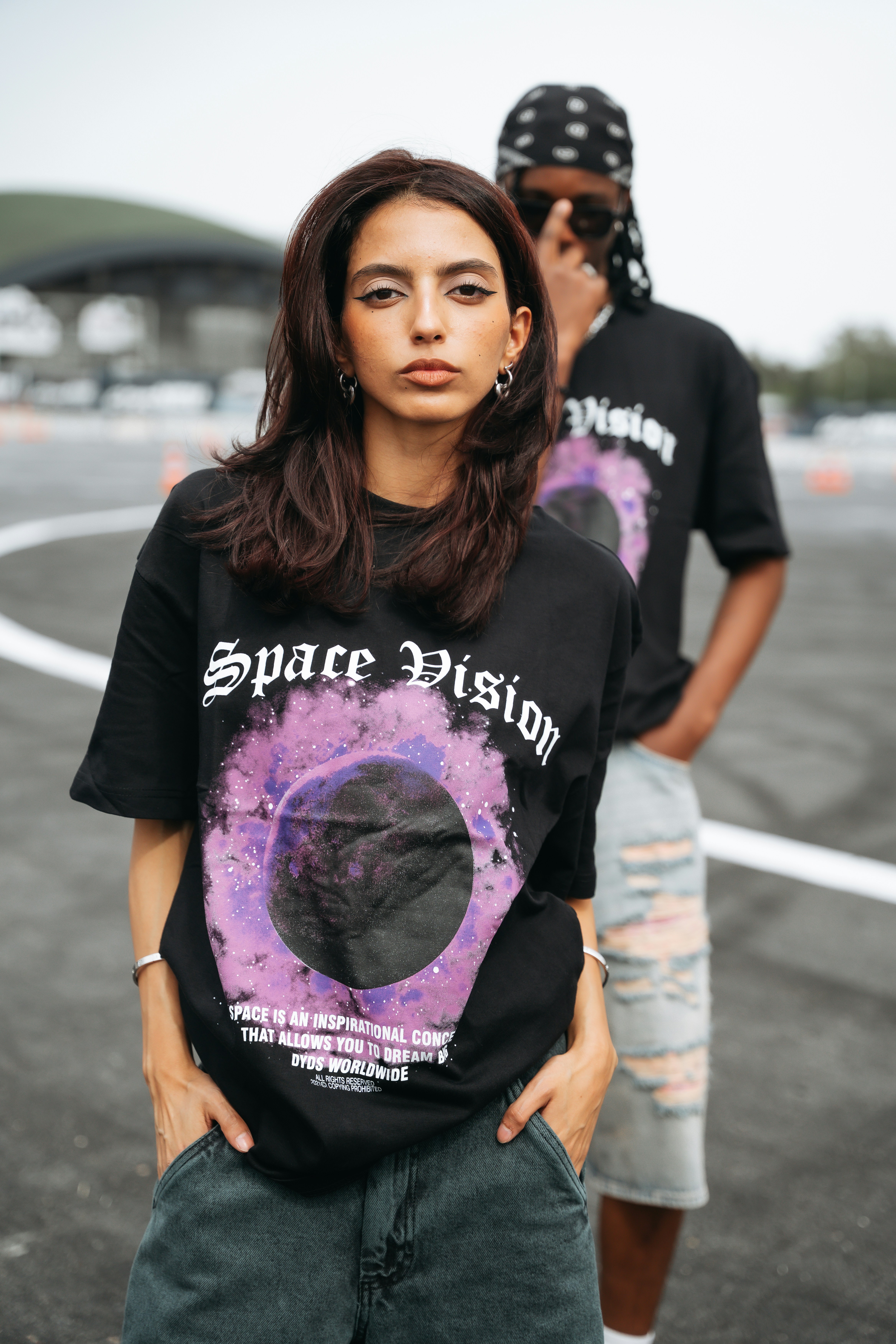 galactic tee, grounded stance