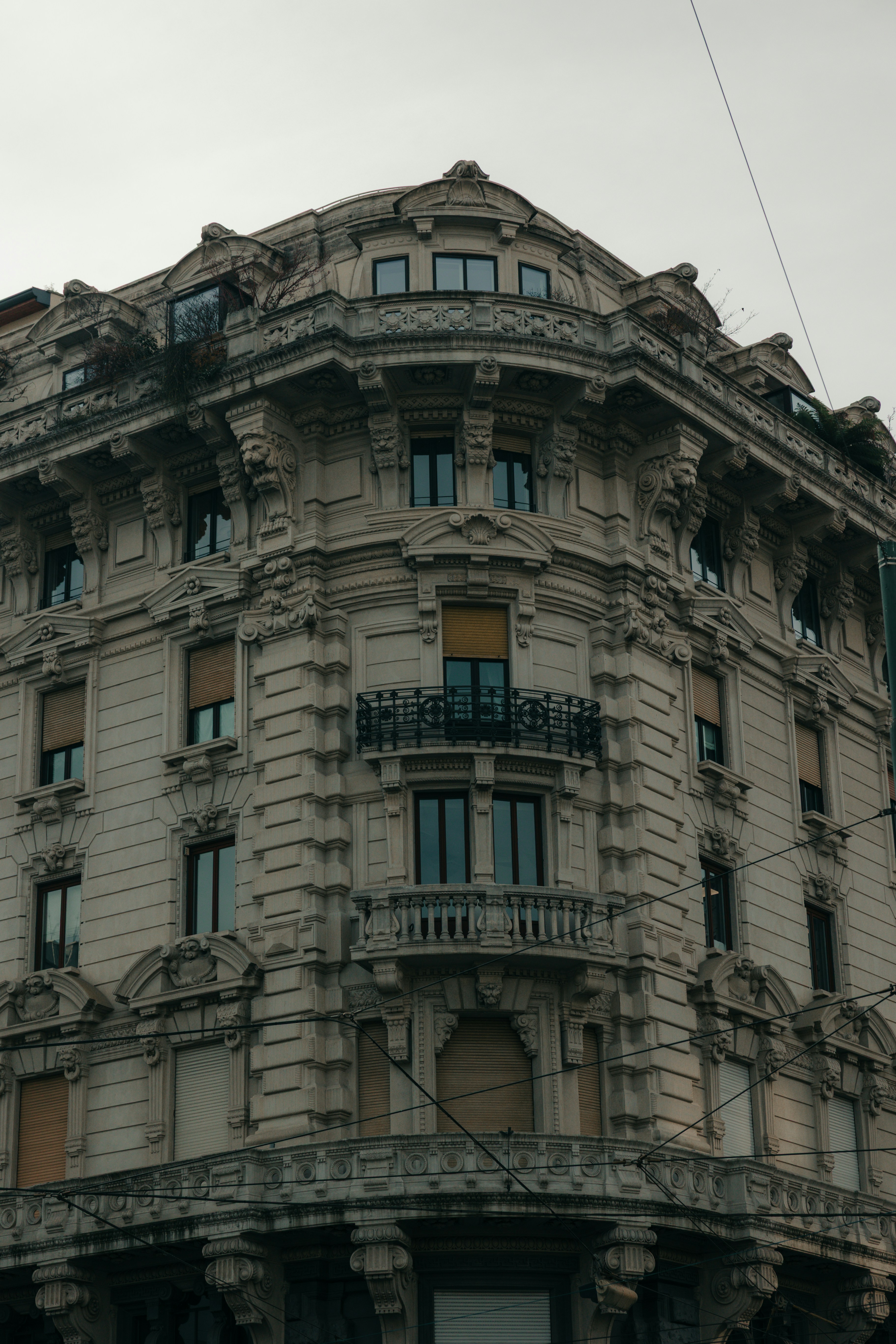 Ornate Facade of a Grand City Building