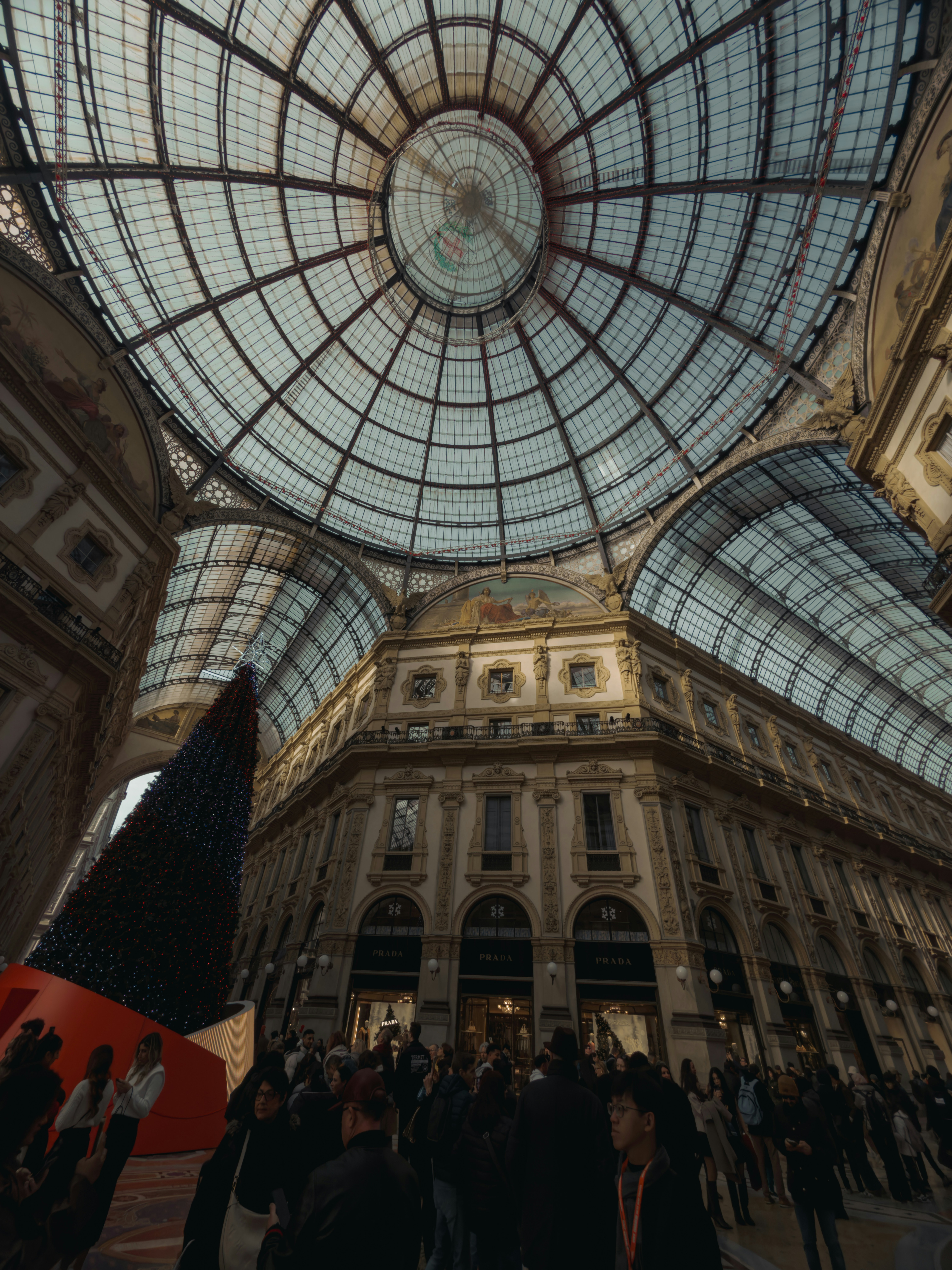 Glass Ceiling Cathedral: Inside a Grand Arcade Crowned by A Glass Dome