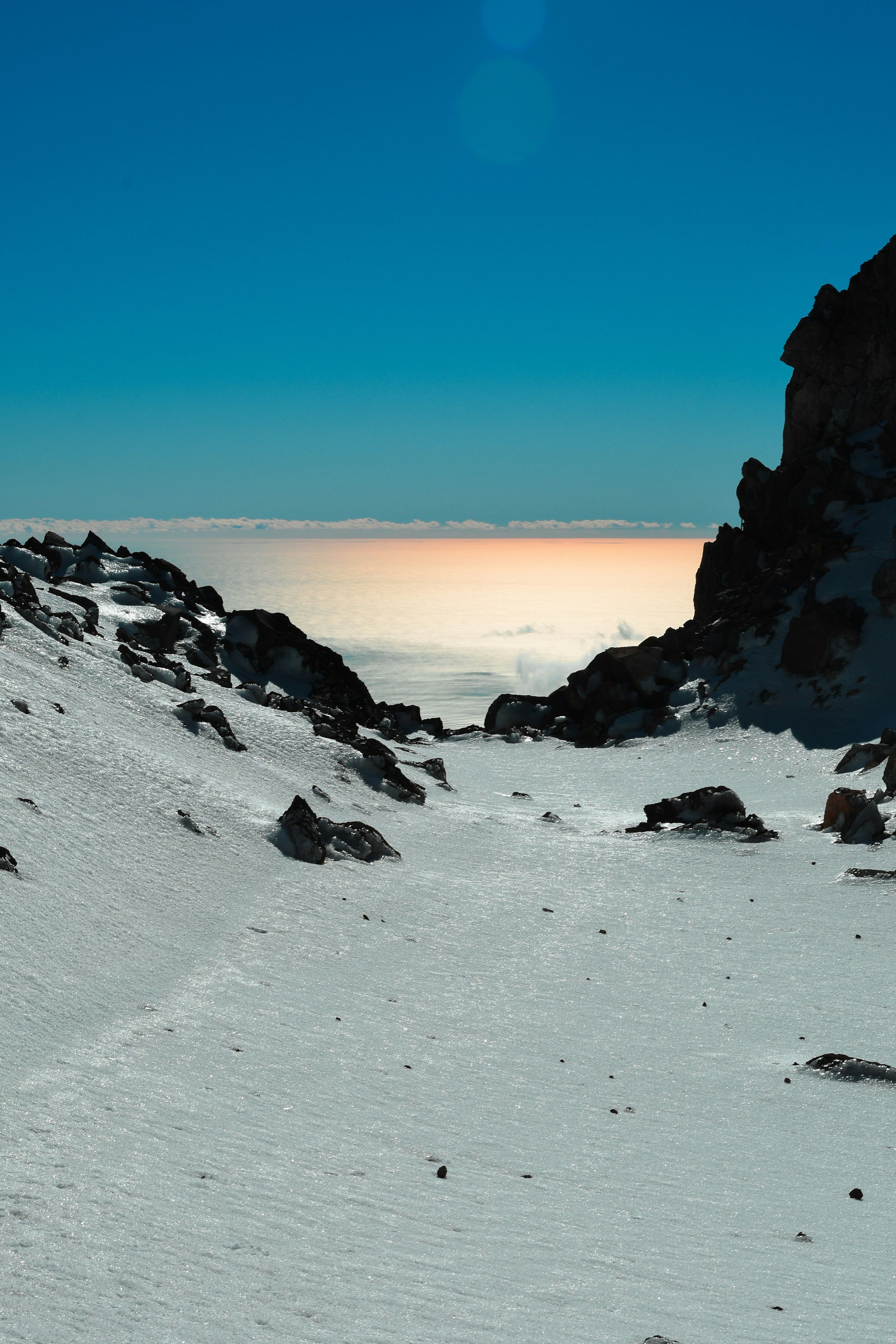 Glacier Gate to a Heat-Softened Horizon