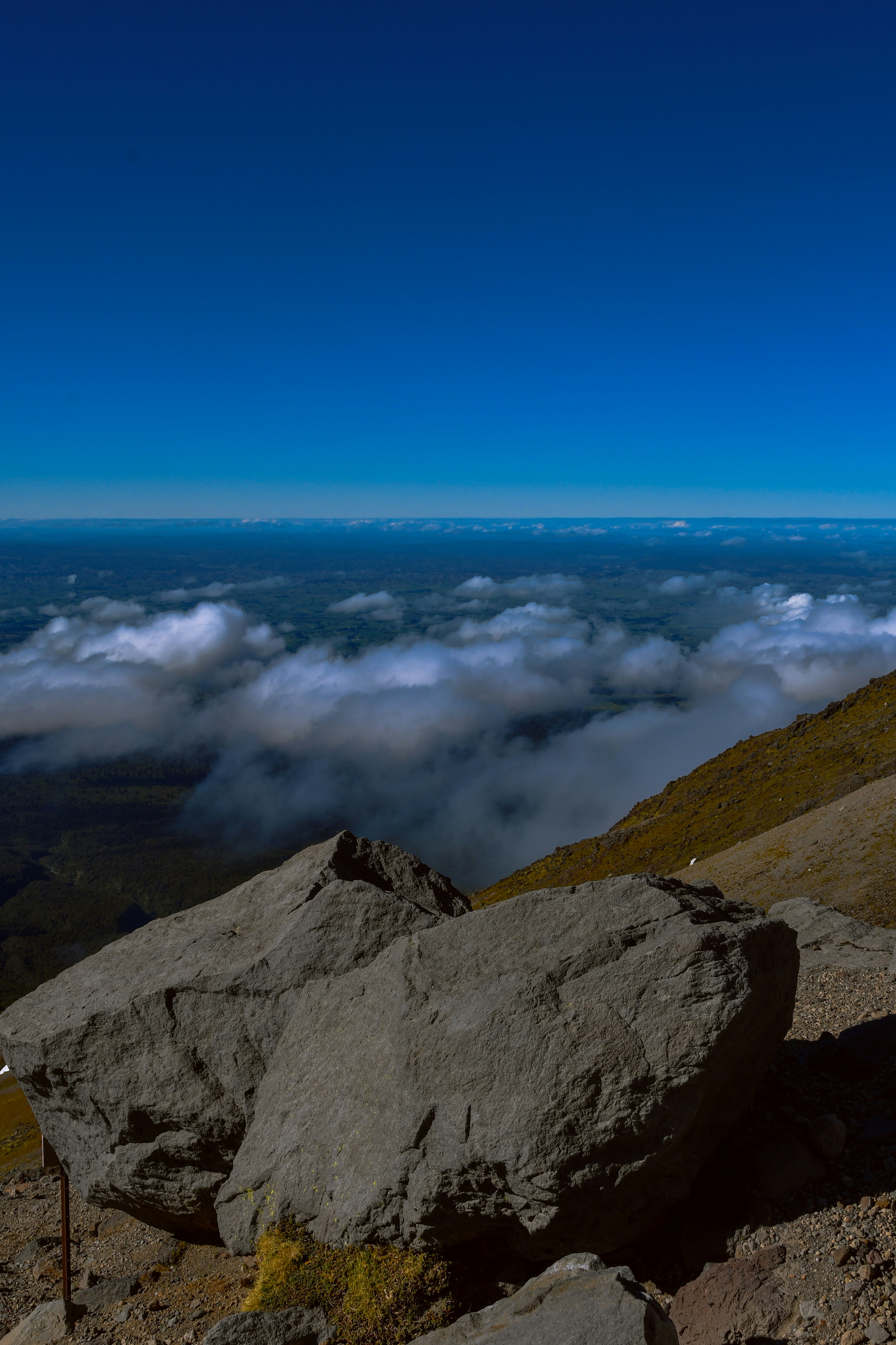 Above the Rocks: A Skyward Traverse Above the Clouds