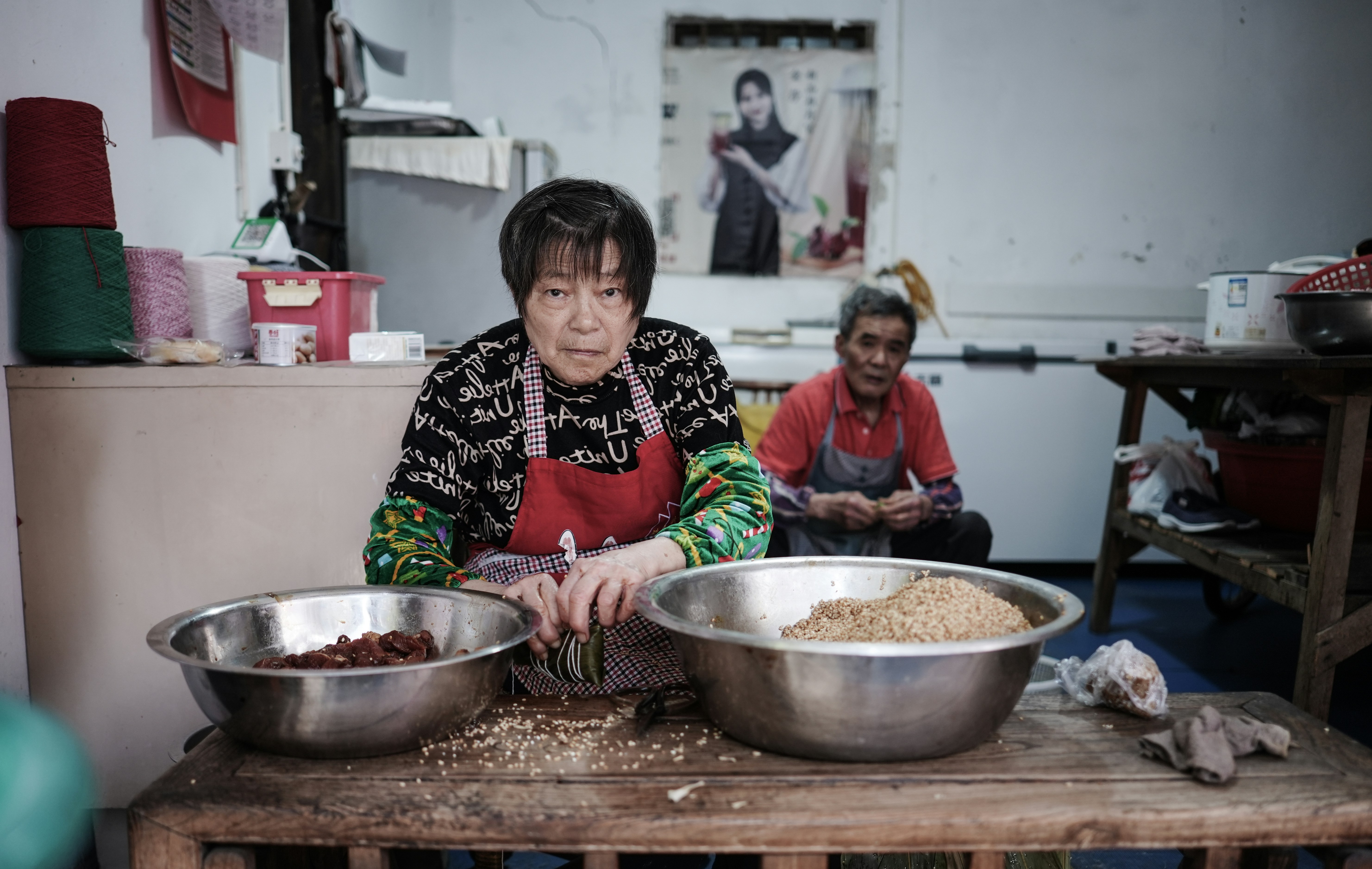 Hands at Work: A Market Kitchen Scene