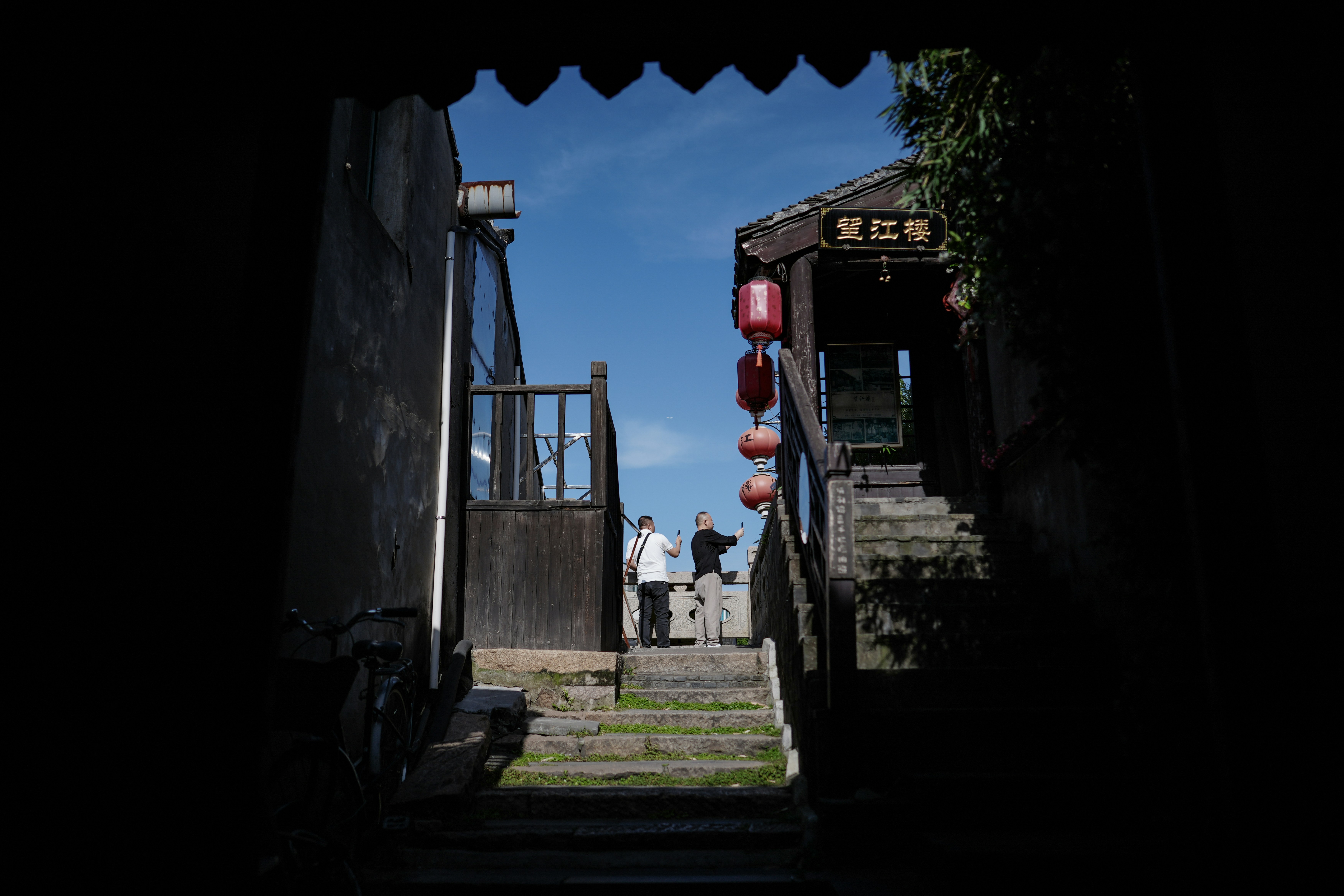 Blue Sky at the Stairway Gate