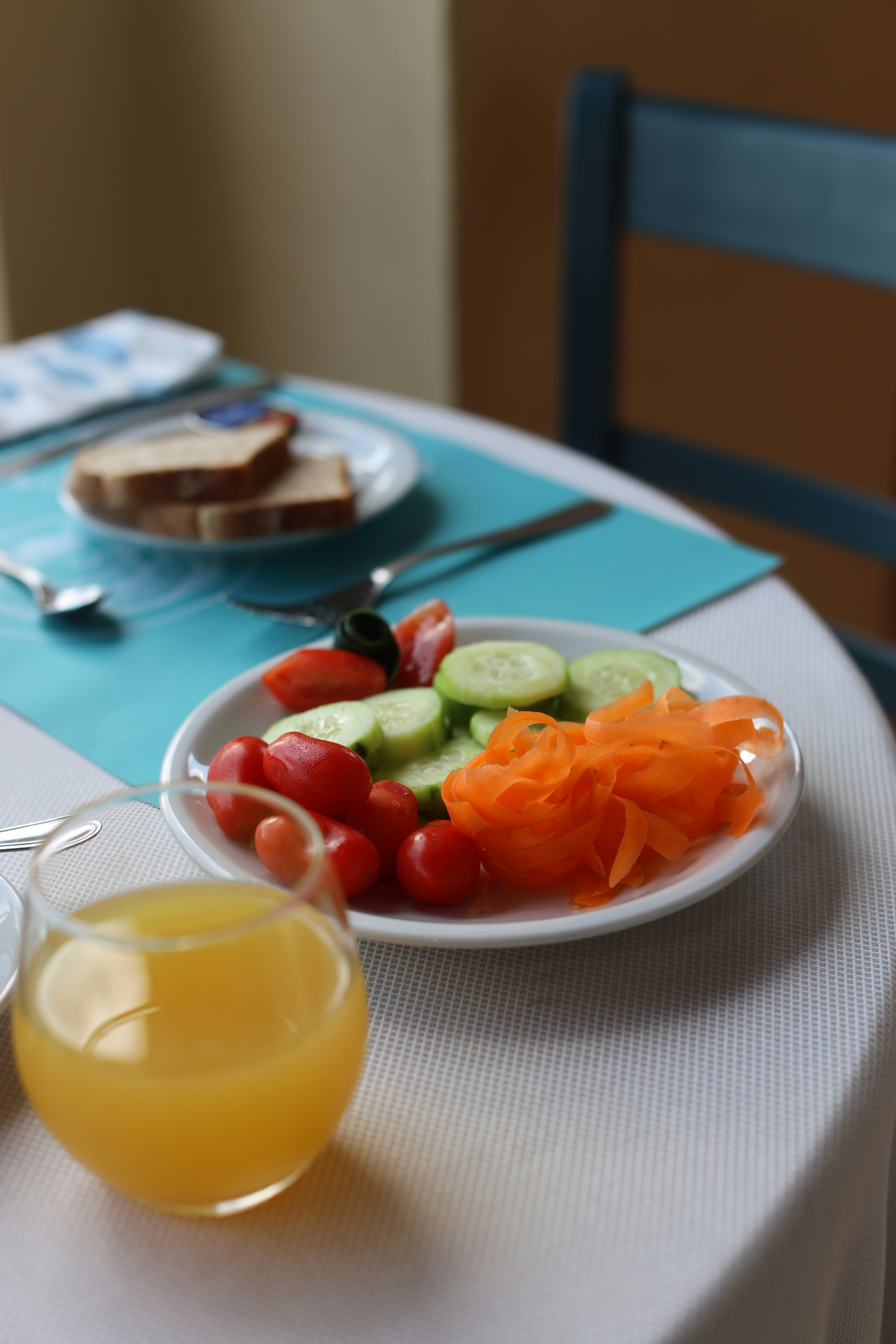 Bright Salad Spread on a Cozy Tabletop