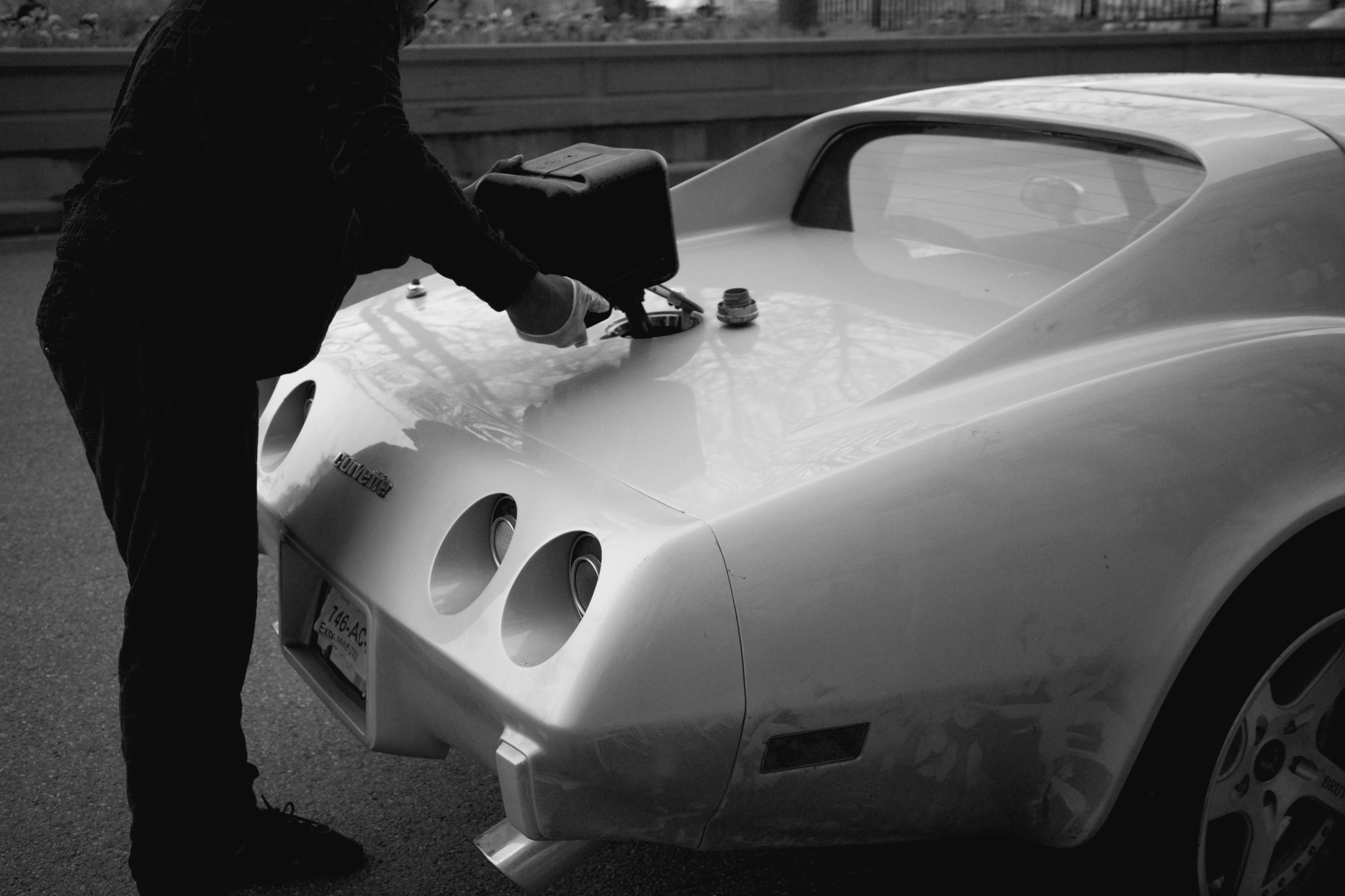 A Brief Moment of Craft on a Classic Car