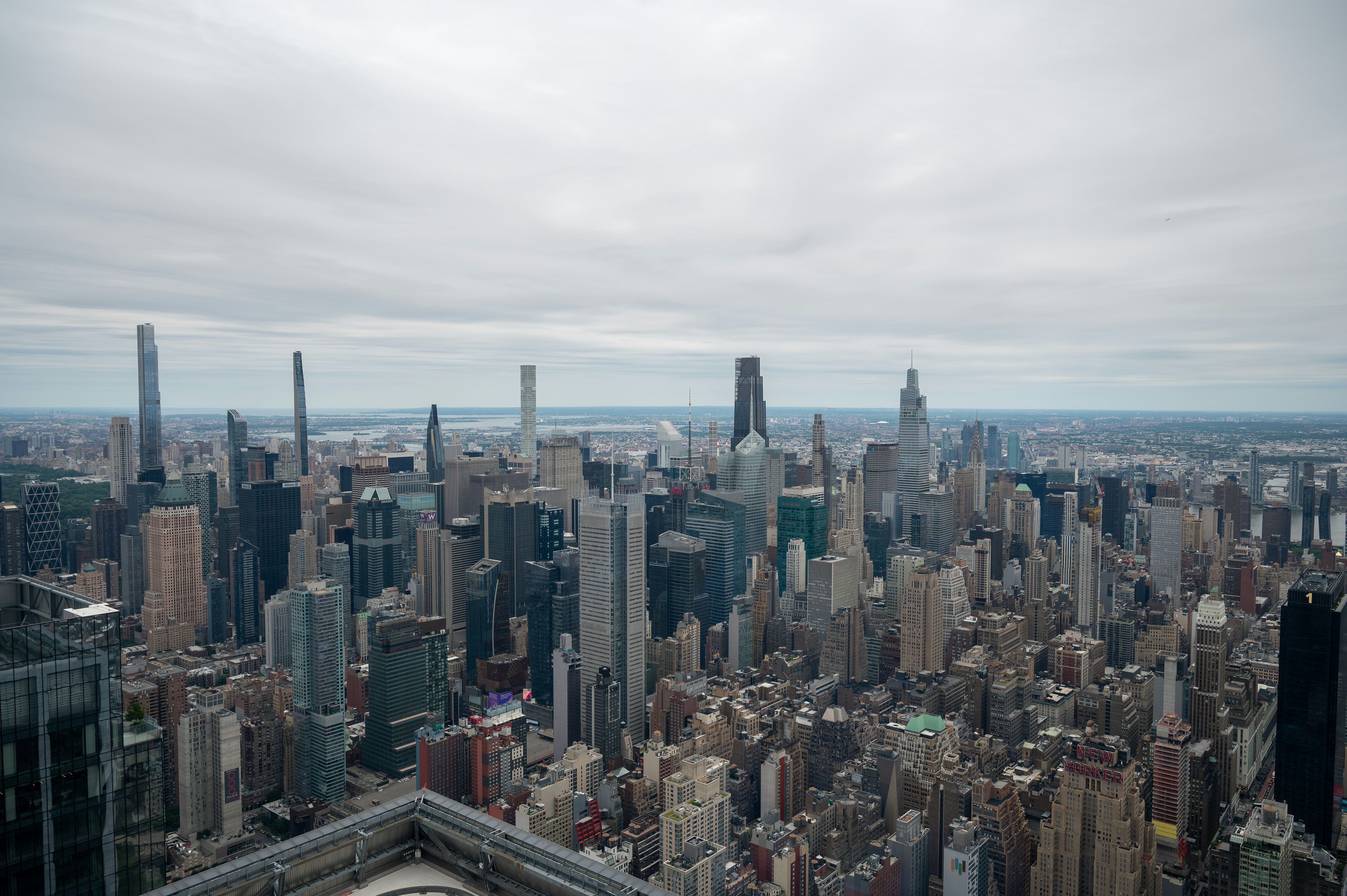 Skyline Convergence: A Panoramic Cityscape from a High Vista