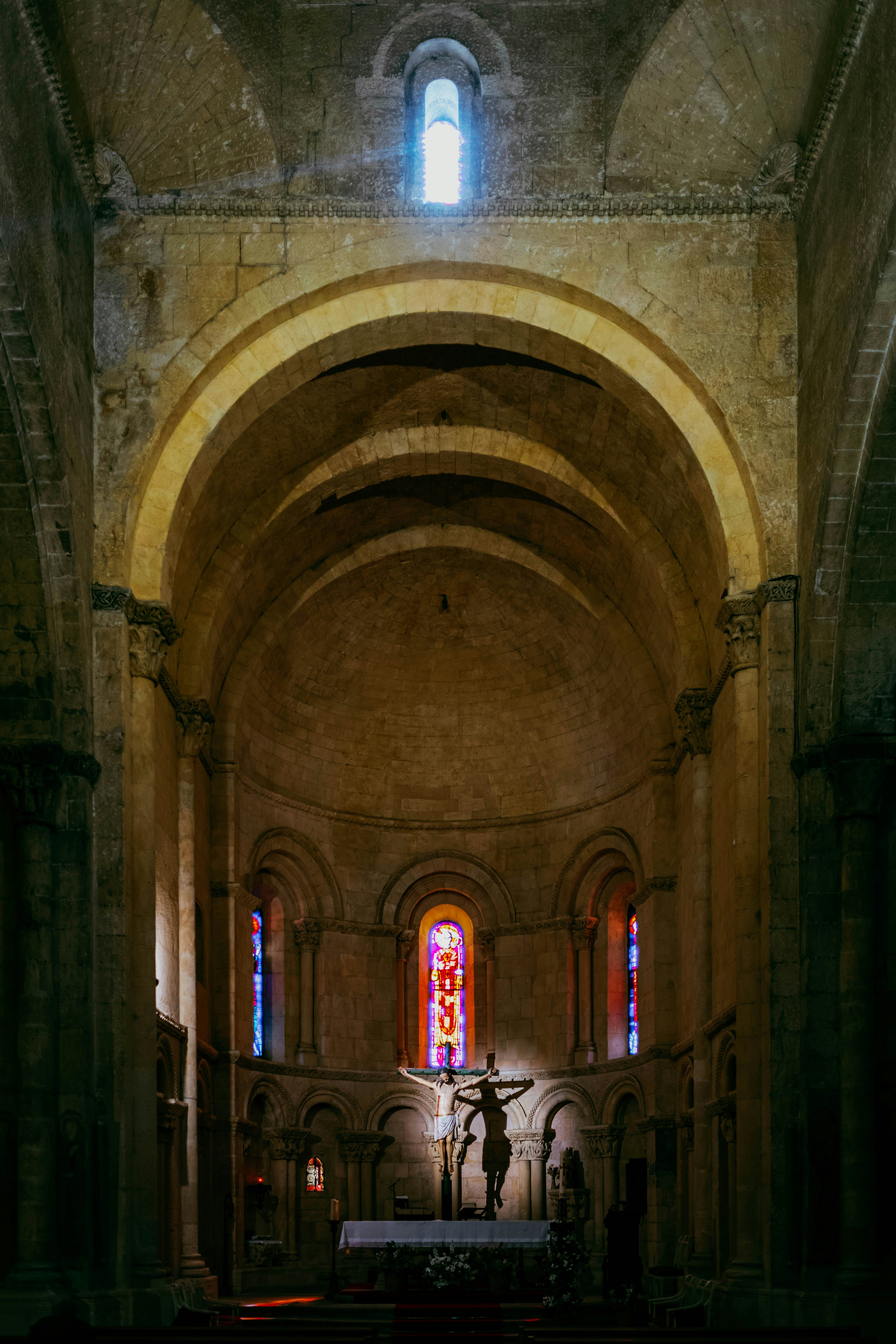 Cruciform Silence: Light Through the Sacred Nave
