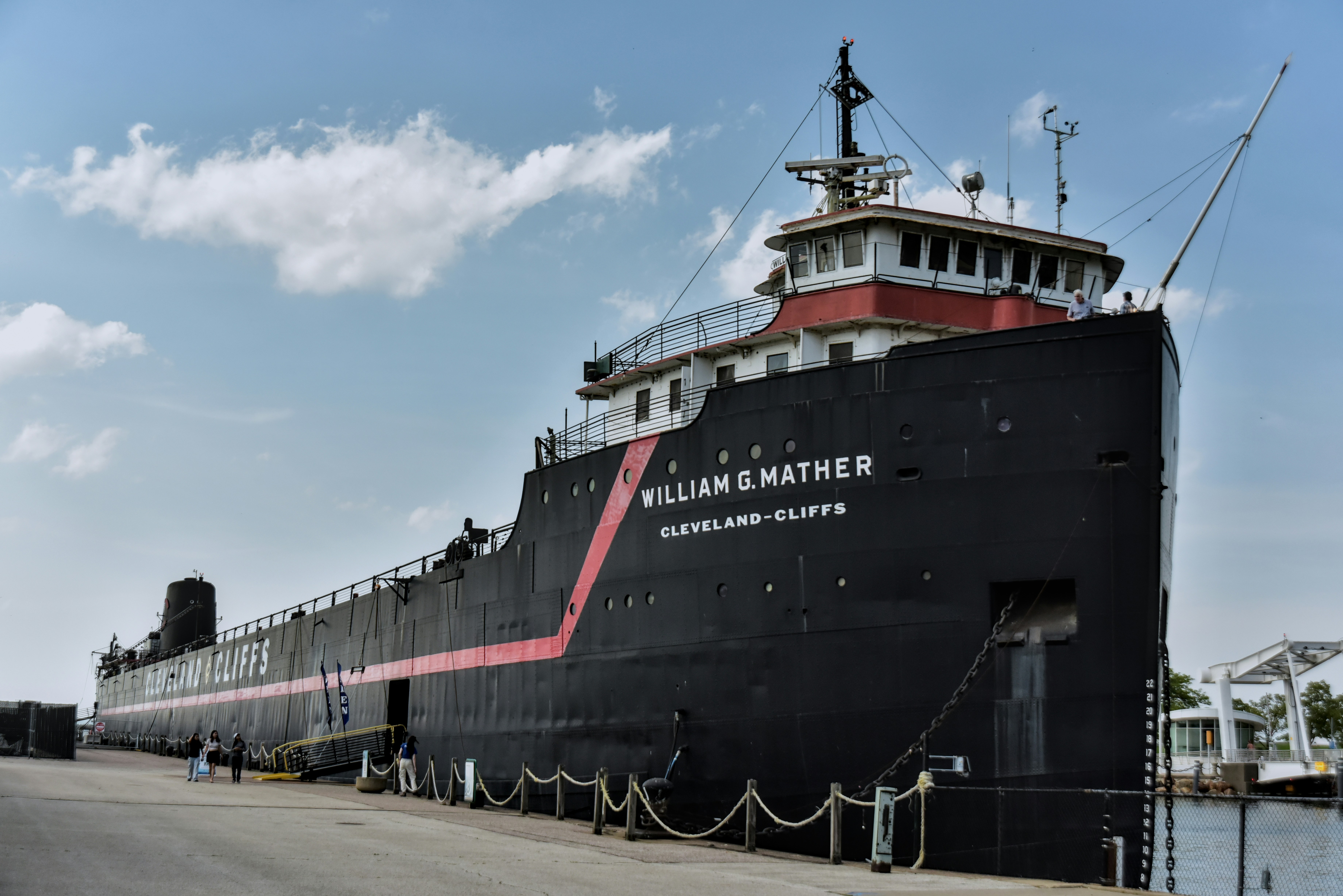 Hull of History: The William G. Mather at Dockside