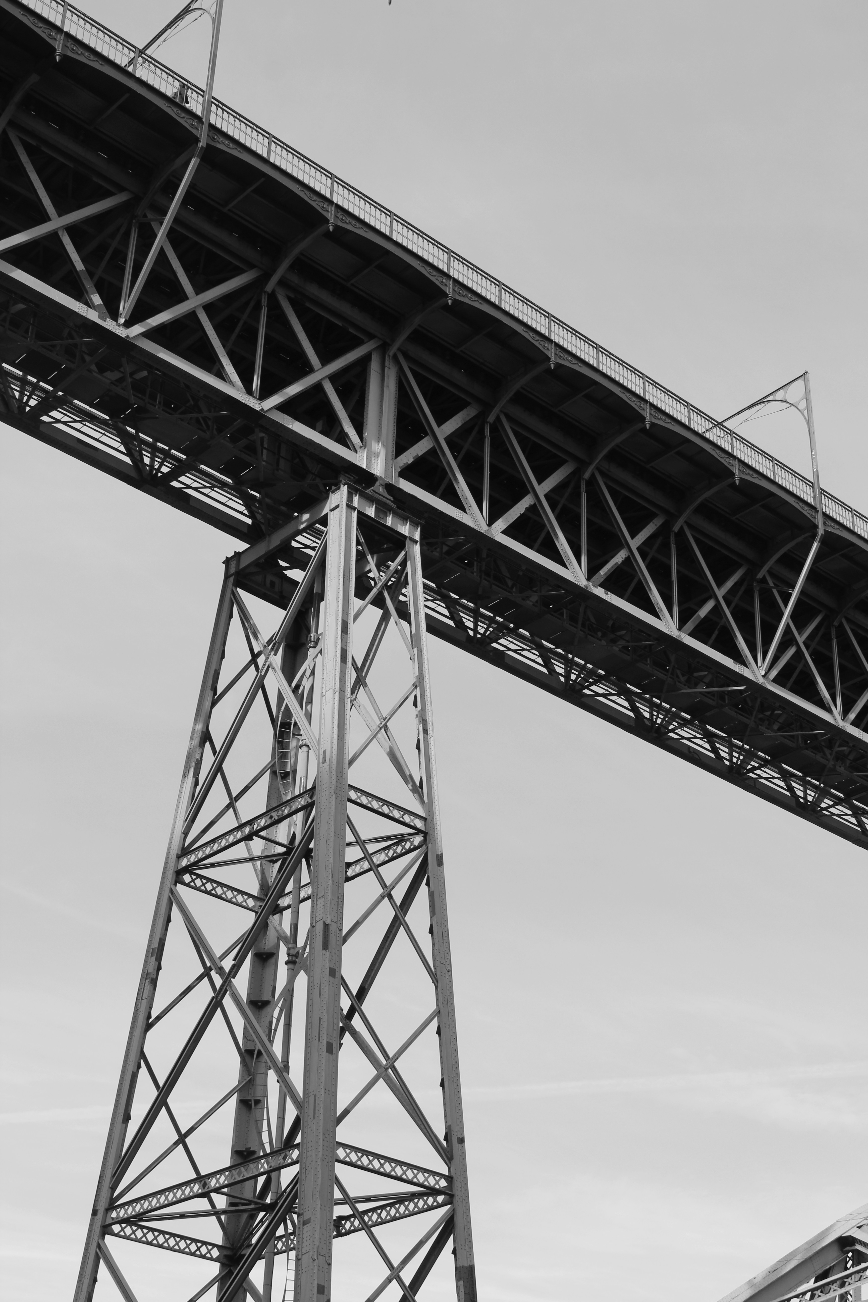 Industrial Arches: Lines and Shadows Under the Bridge