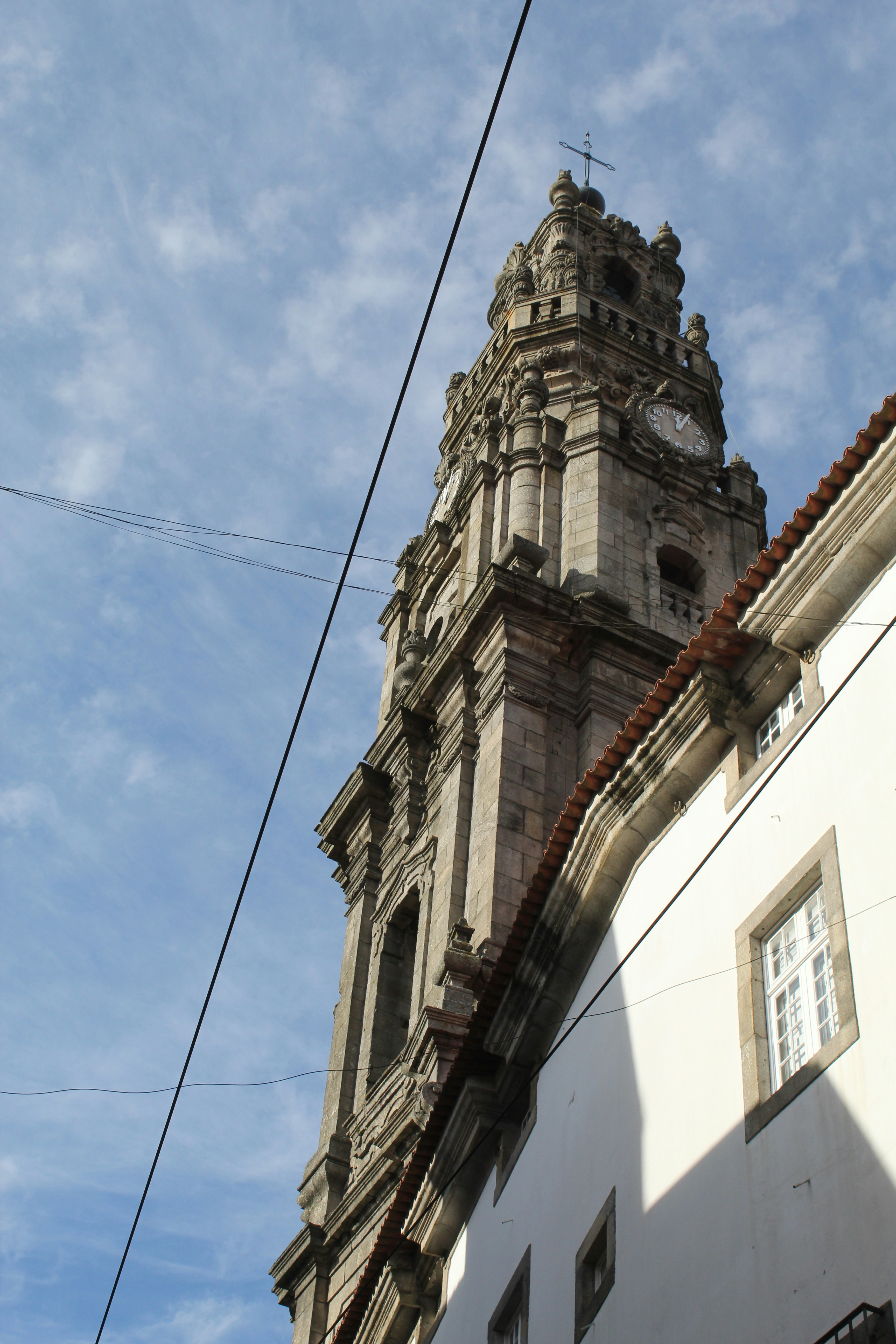 Towering Clock: Sunlit Stone and Skybound Spire