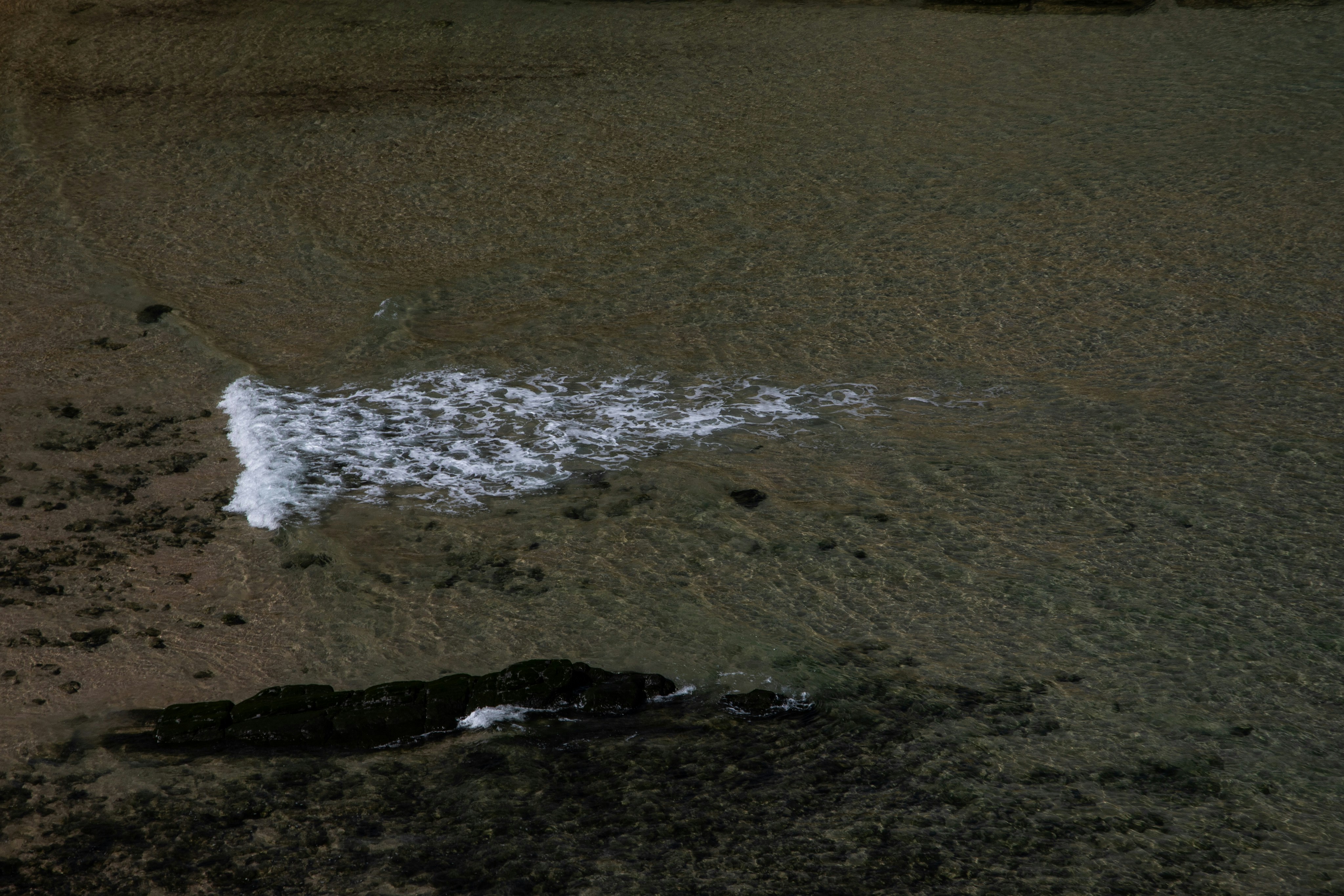 Foamy Break at the Shallow Edge