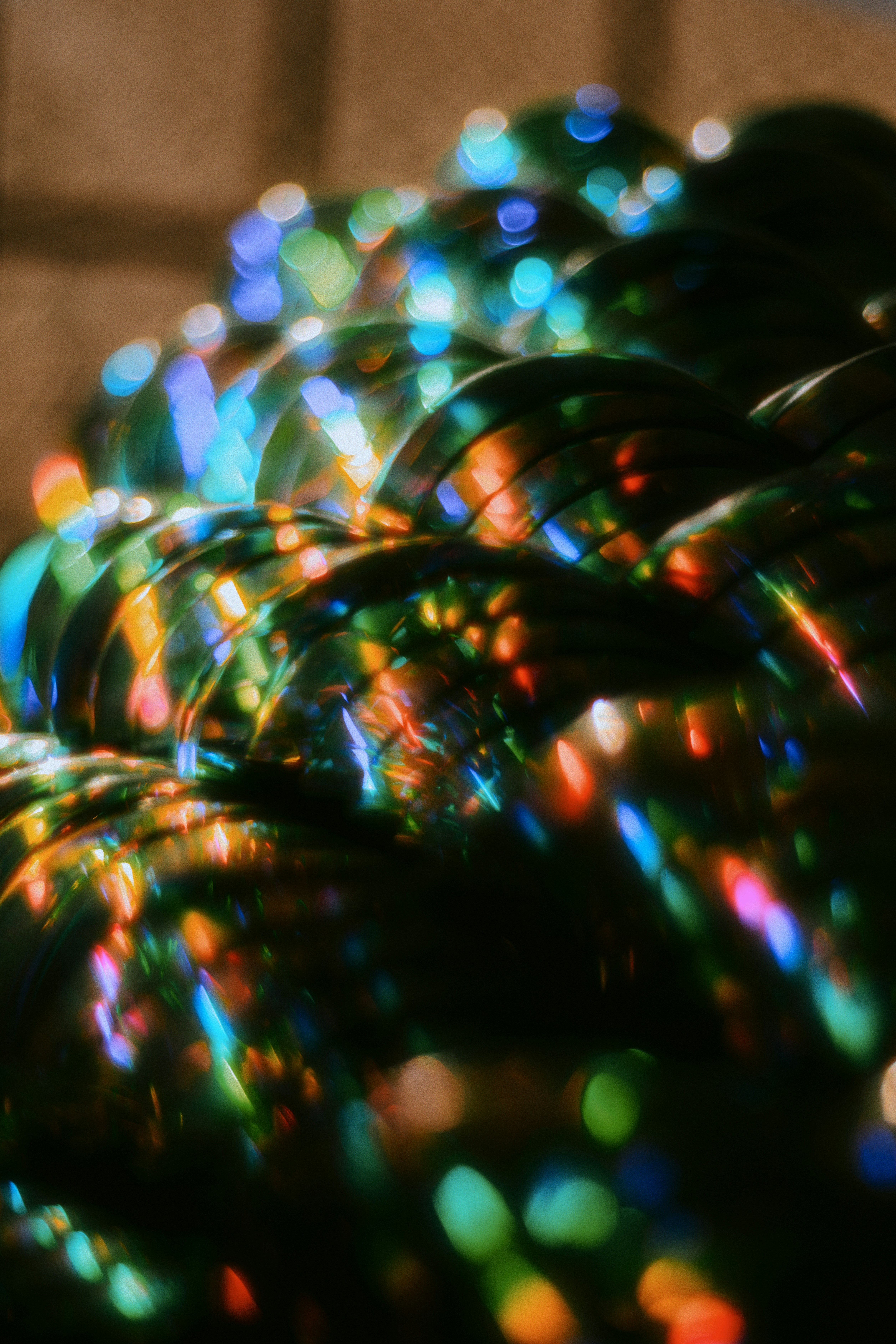 Chromatic Orbs: A Dreamlike Coil of Light