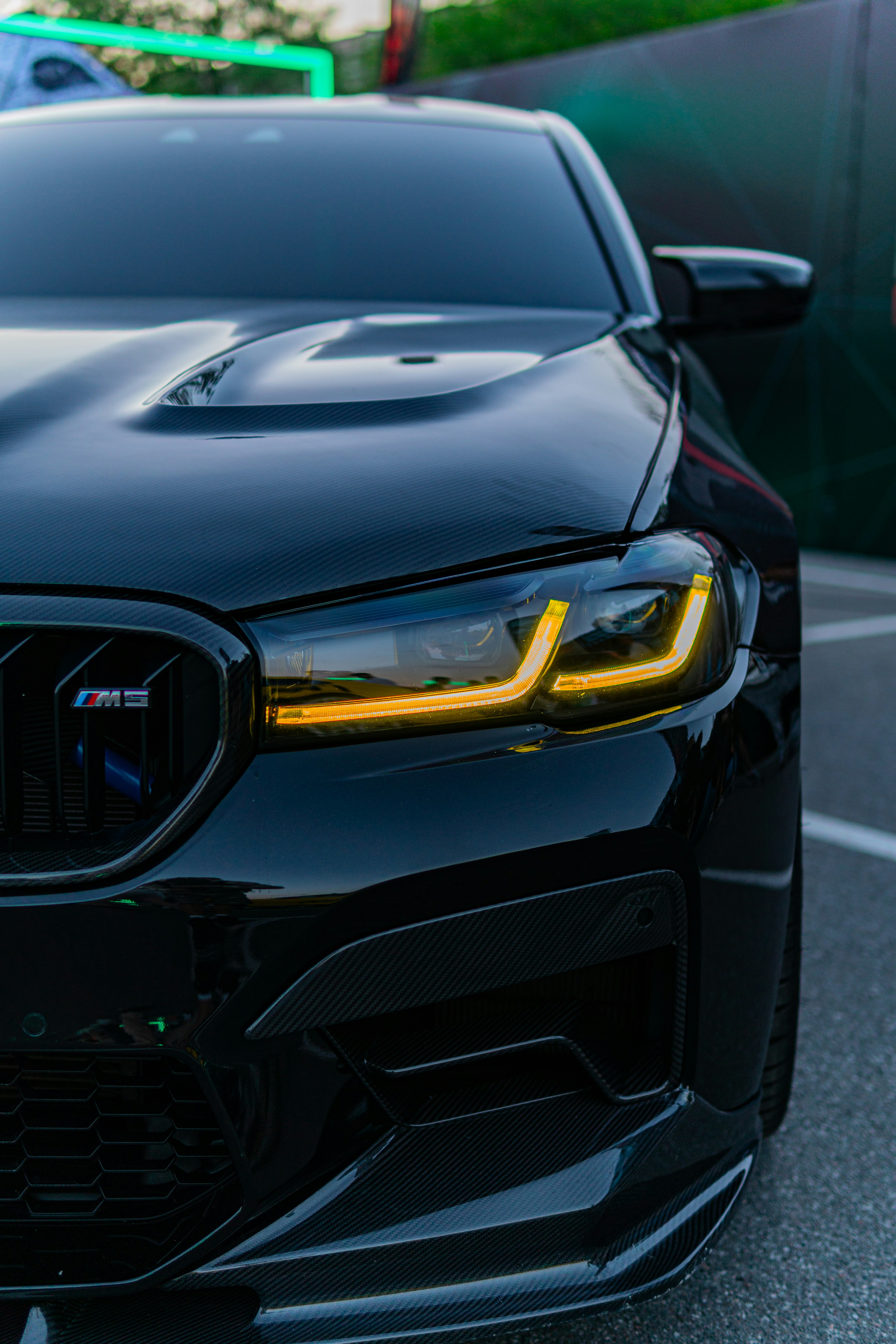 Front-and-Center: A Carbon-Glossed Stance of Power